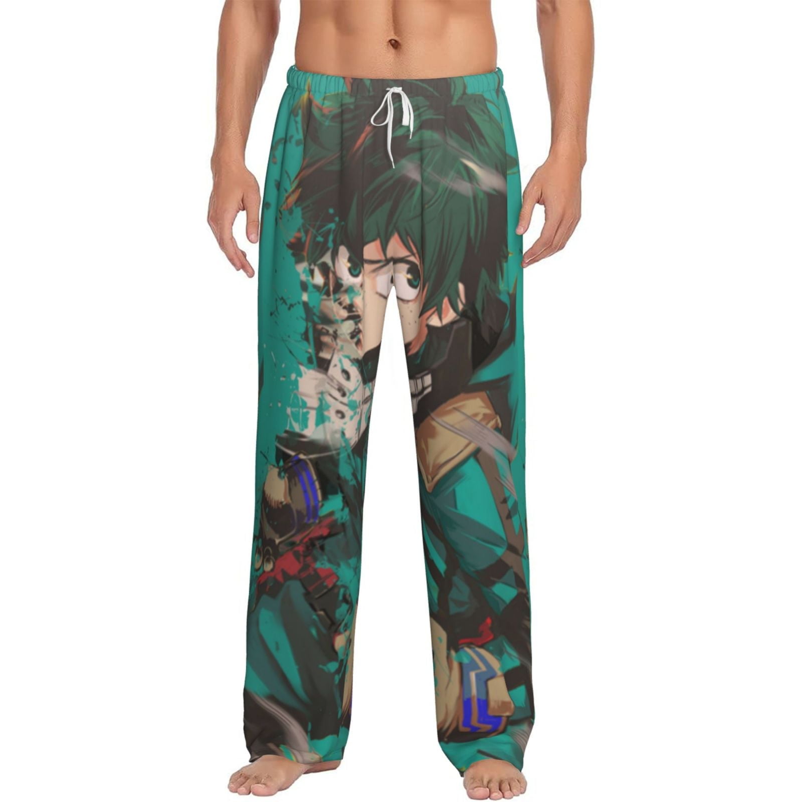 My Hero Academia Deku Men's Pajama Pants With Pockets Lounge Fashion ...