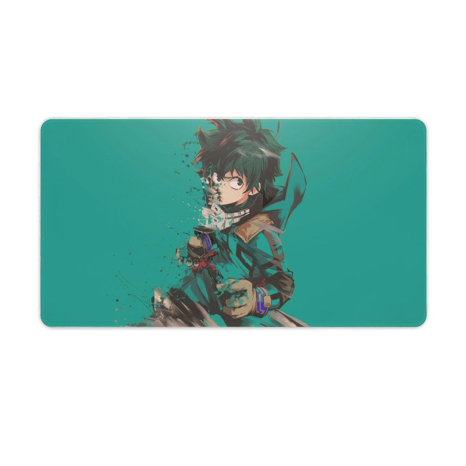 My Hero Academia Deku Mouse Pad Extended Gaming No-sliped Large Desk Mat Stitched Edge Keyboard ...