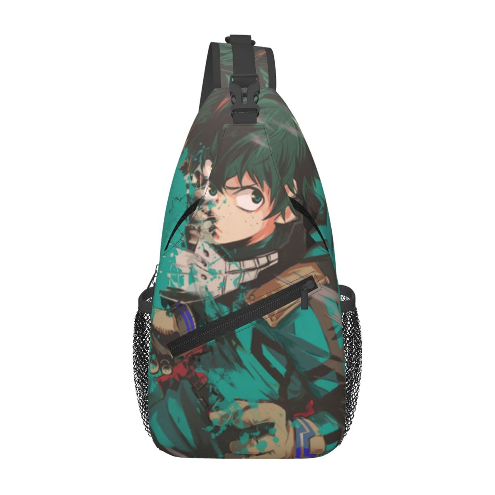 My Hero Academia Deku Sling Bag Crossbody Backpack Chest Bags ...