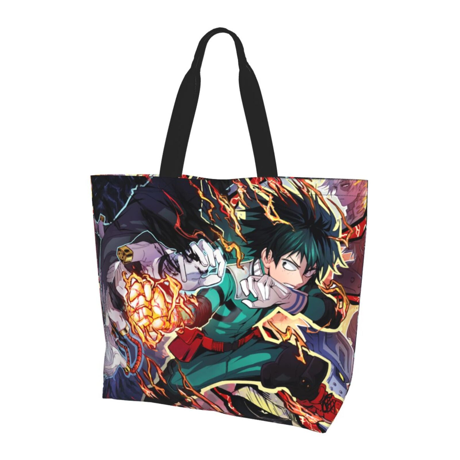 My Hero Academia Deku Tote Bags Reusable Women Shoulder Bag Grocery Bag ...