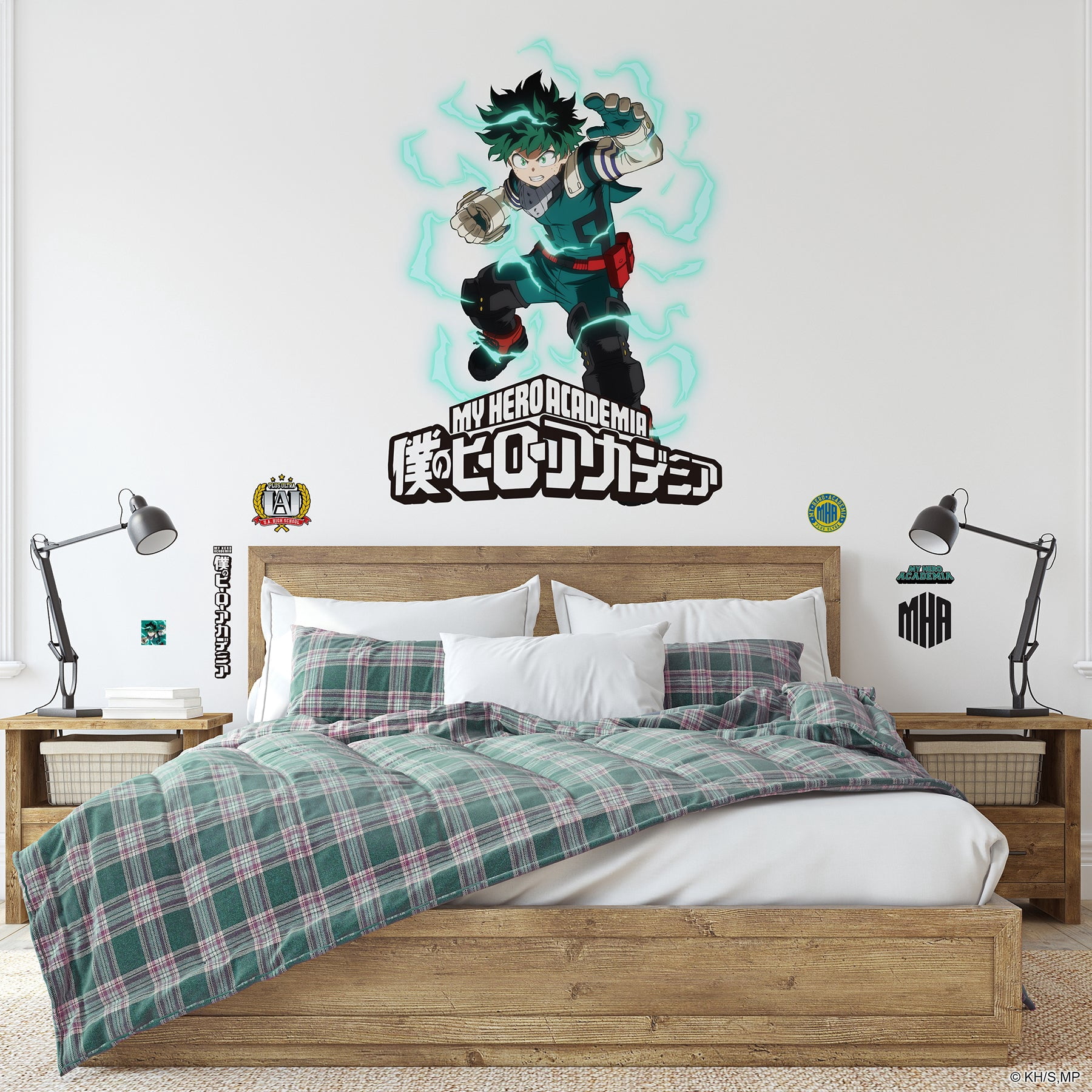 My Hero Academia Deku Wall Decals - Walmart.com