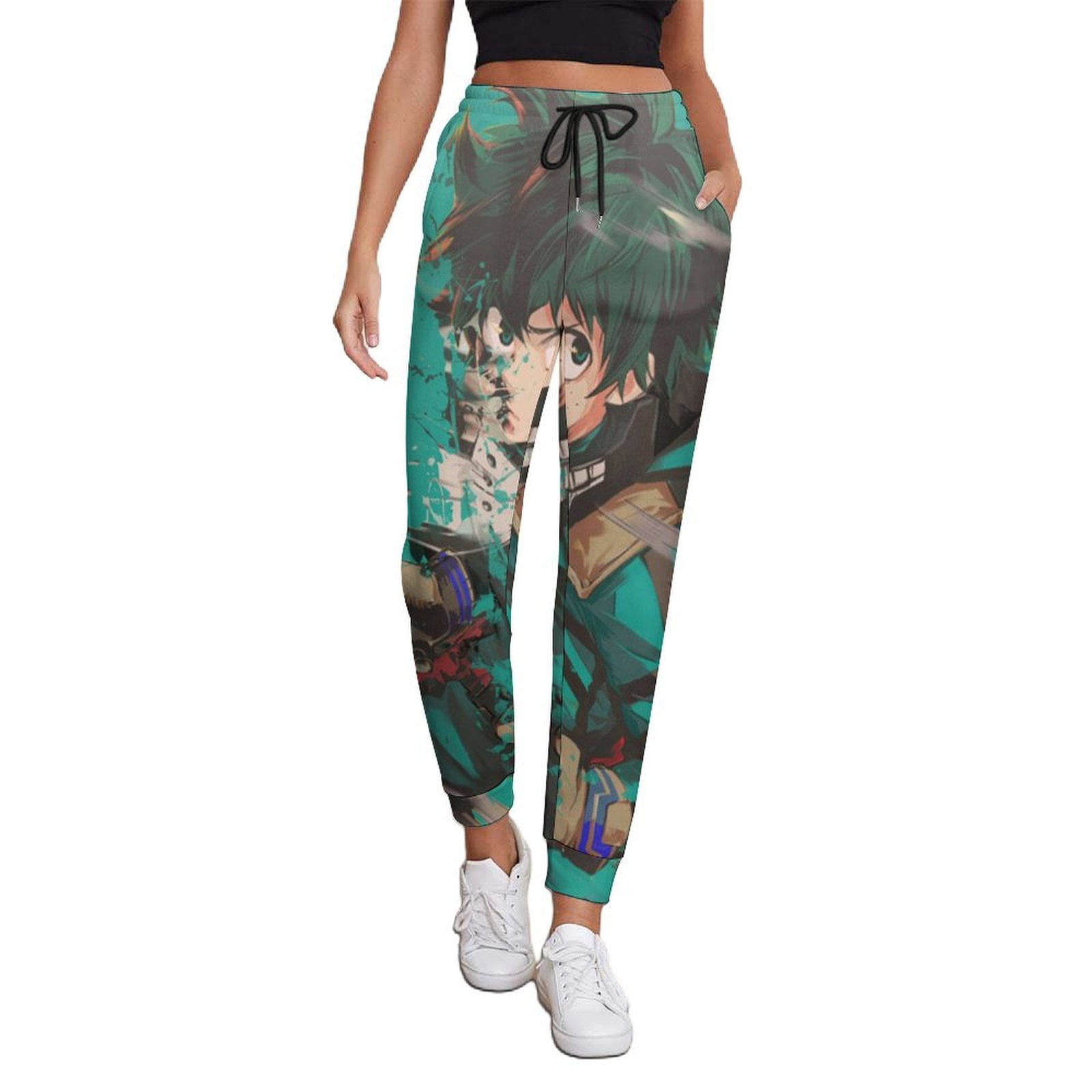 My Hero Academia Deku Womens Sweatpants Joggers Pants Trousers Casual ...