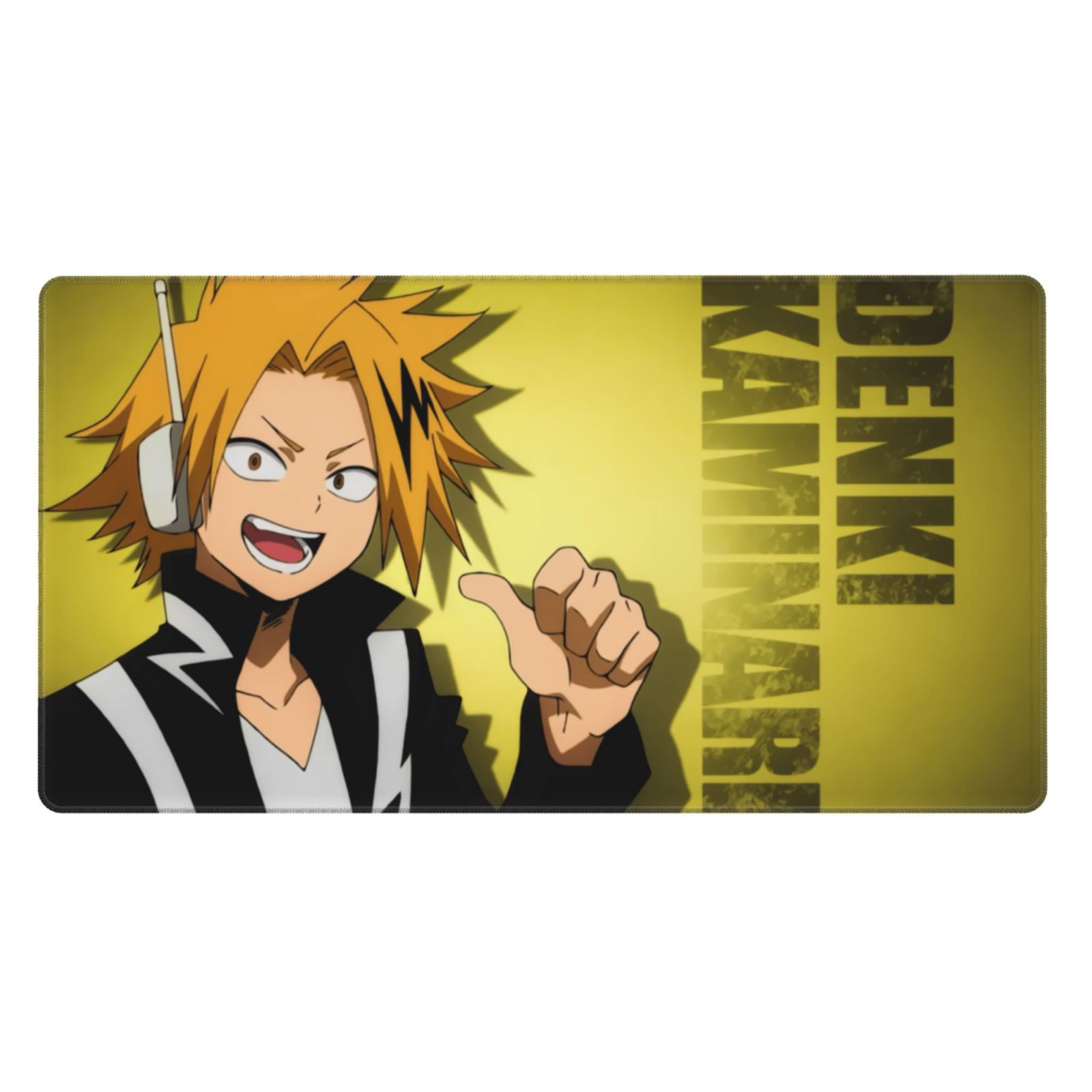 My Hero Academia Denki Kaminari Mouse Pad 16x29.5 Inch Computer ...