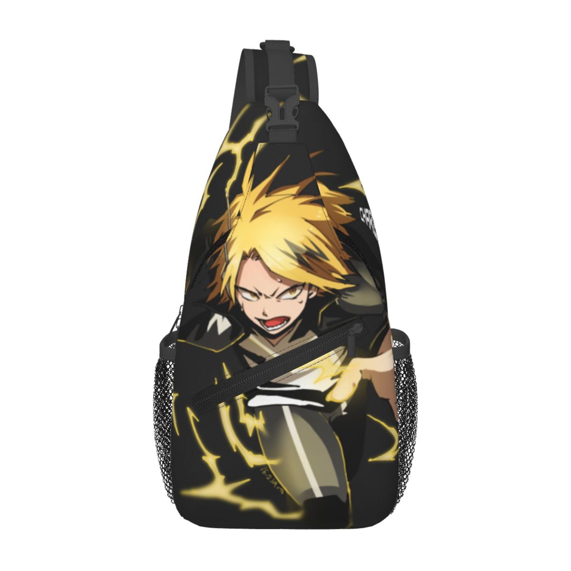 My Hero Academia Denki Kaminari Sling Backpack Crossbody Shoulder Bags ...