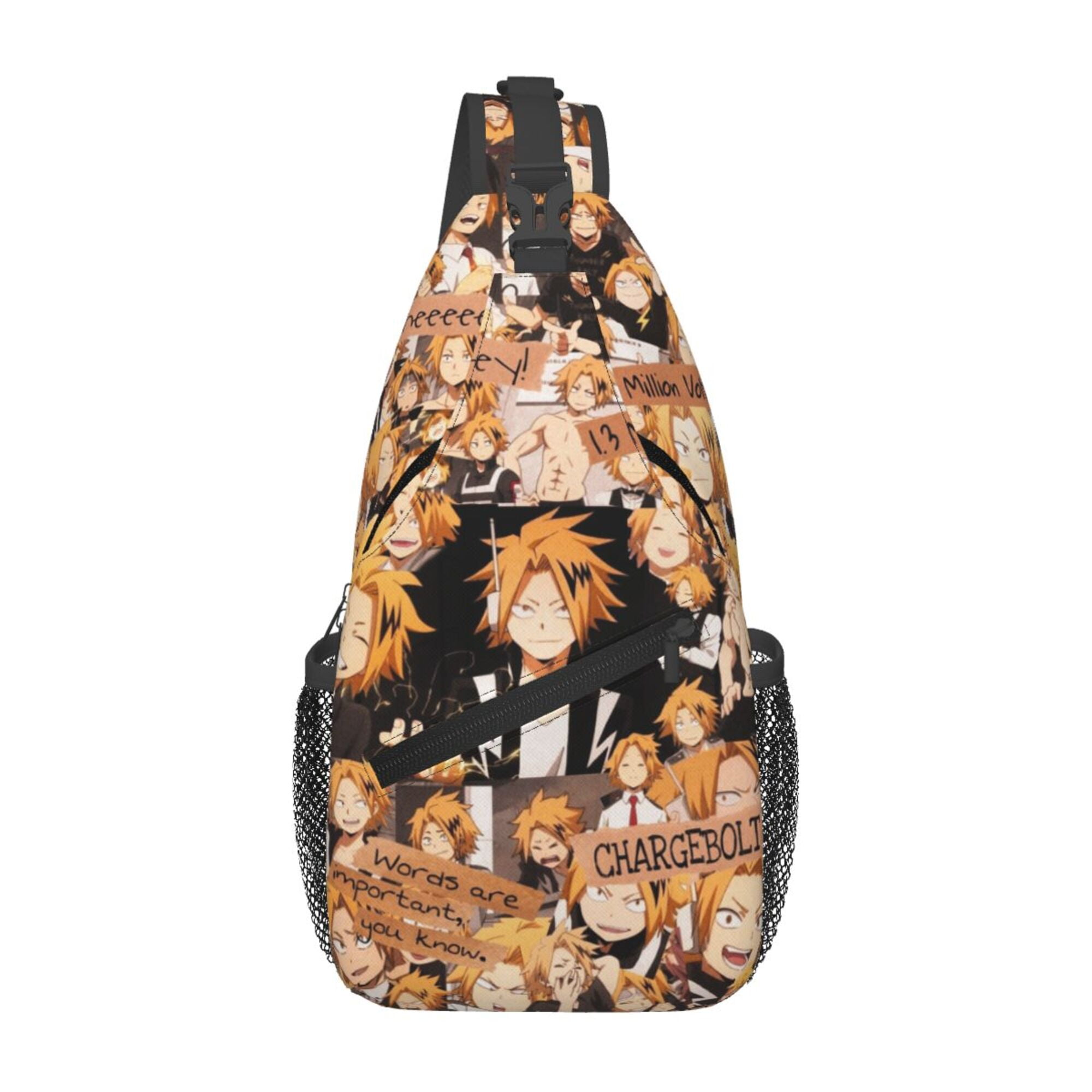 My Hero Academia Denki Kaminari Sling Bag Crossbody Sling Backpack ...