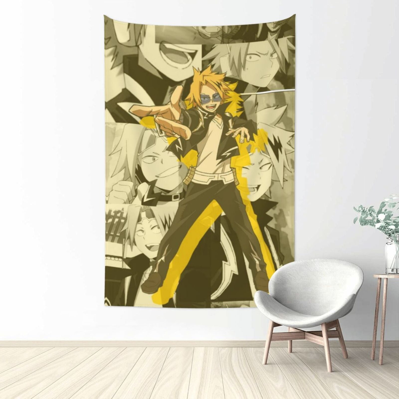 My Hero Academia Denki Kaminari Tapestry Wall Hanging Home Decoration ...