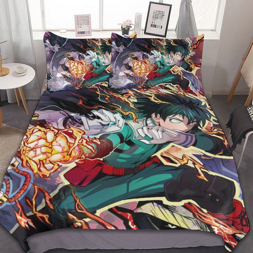 My Hero Academia Duvet Cover Set 3-Piece Bedding Set Soft Warm And ...