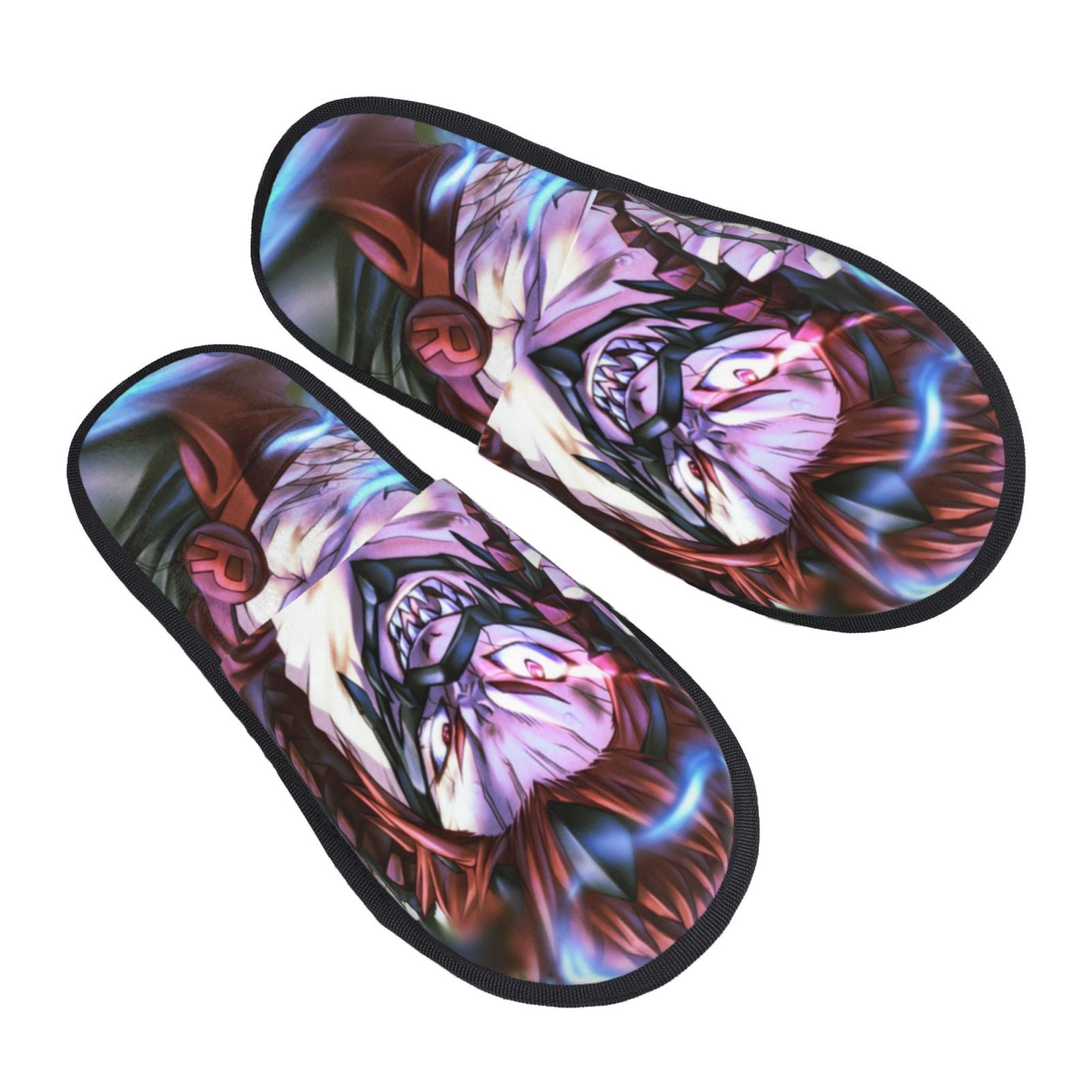 My Hero Academia Eijiro Kirishima Furry Slippers For Men Women Fuzzy ...
