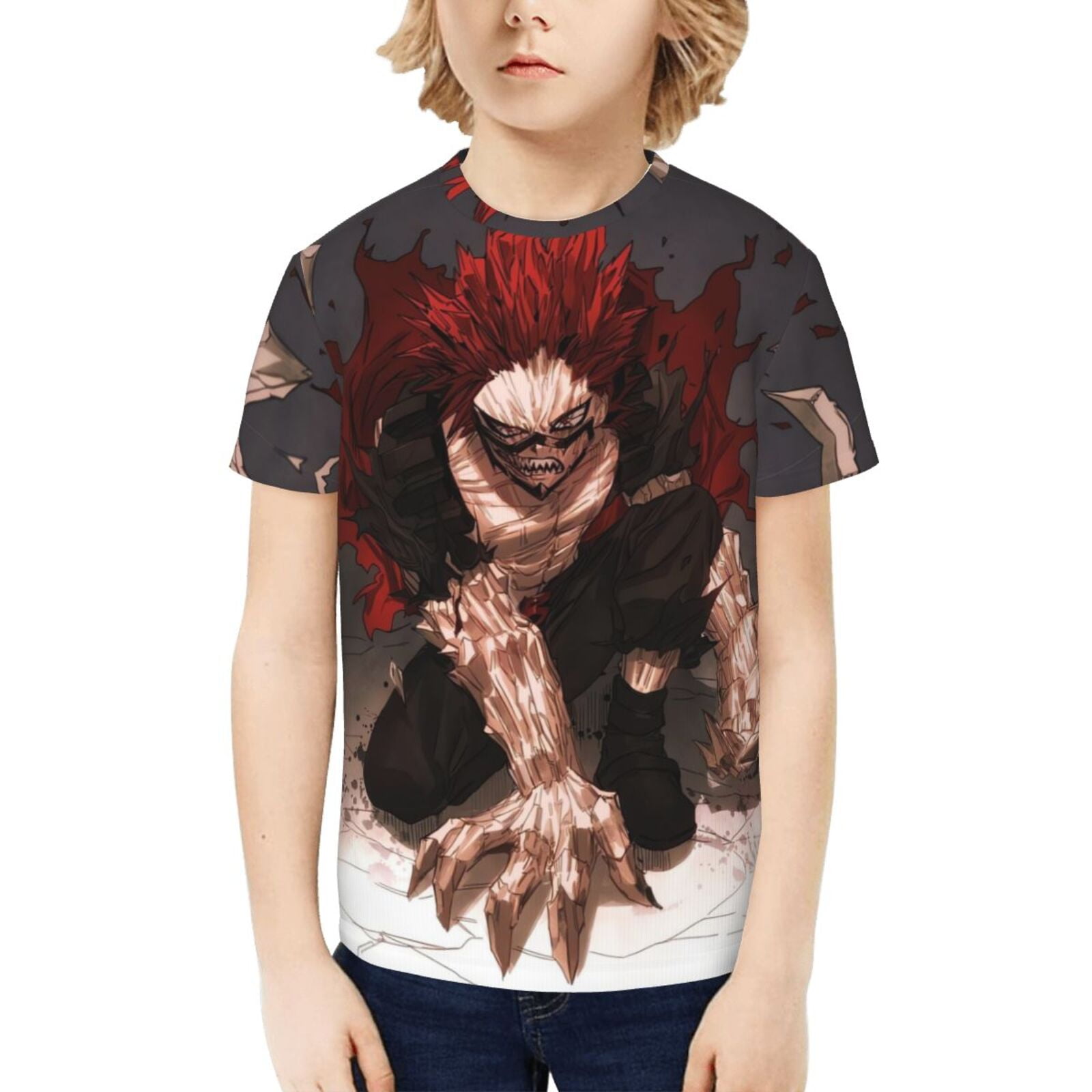 My Hero Academia Eijiro Kirishima Kids T-Shirt 3d Printed Graphic T ...