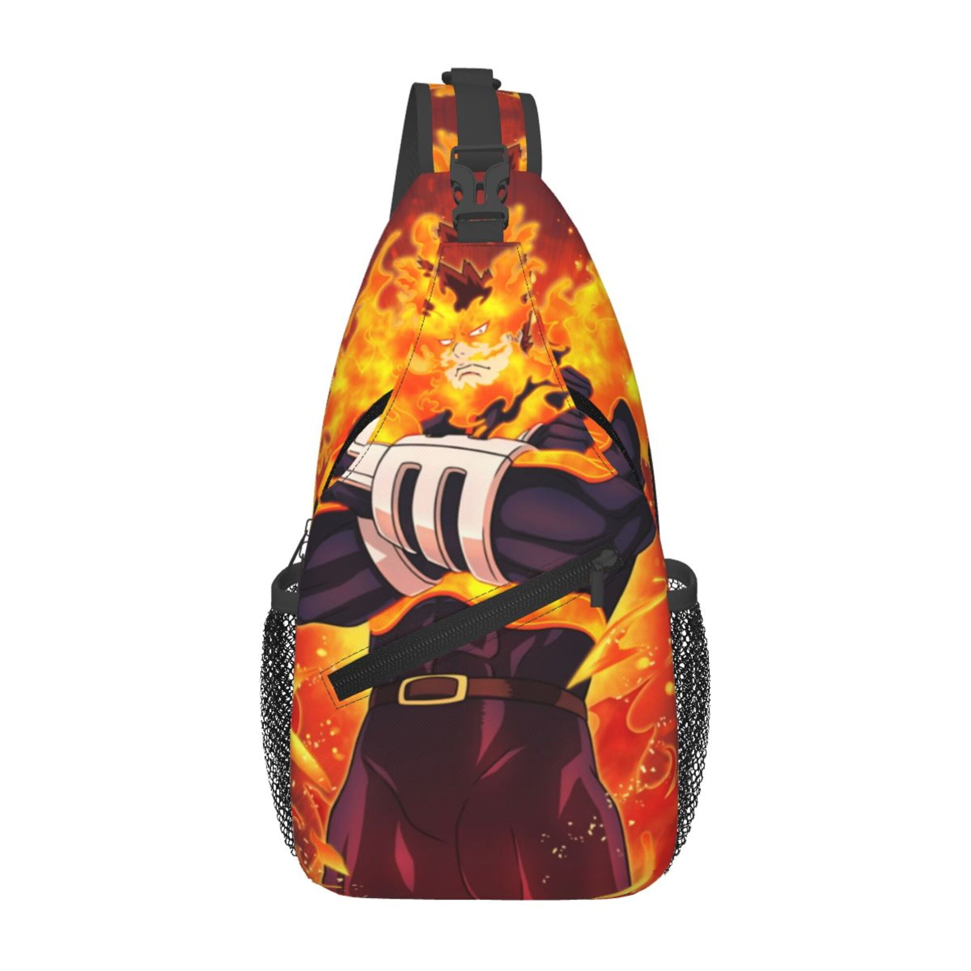 My Hero Academia Endeavor Sling Backpack Crossbody Shoulder Bags for ...