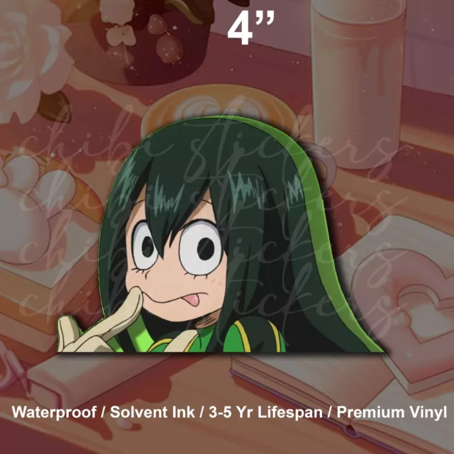 My Hero Academia - Frog Girl Tsuyu Asui Sticker, Anime Jdm Vinyl Window ...