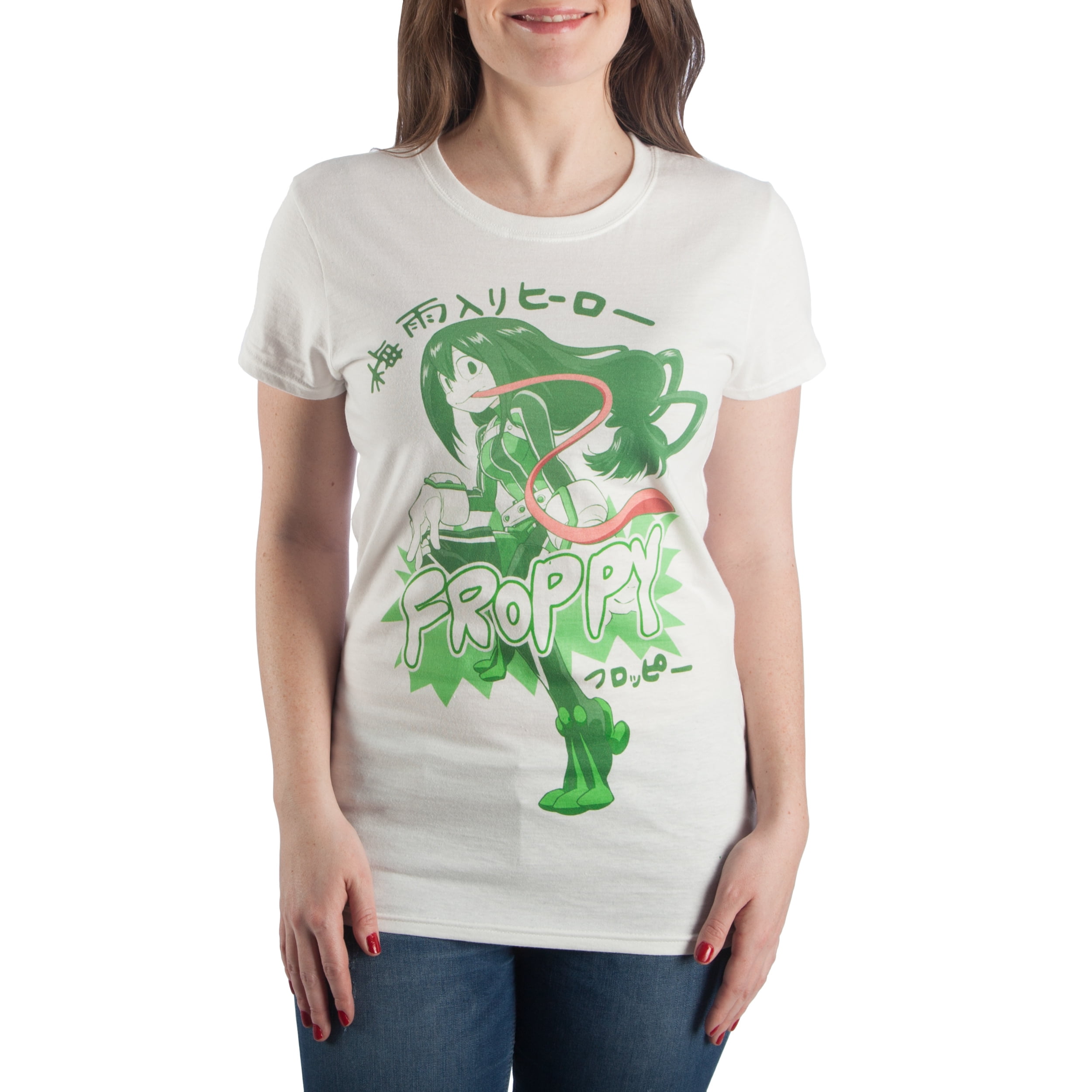 My Hero Academia Froppy Anime Apparel TShirt- Medium - Walmart.com
