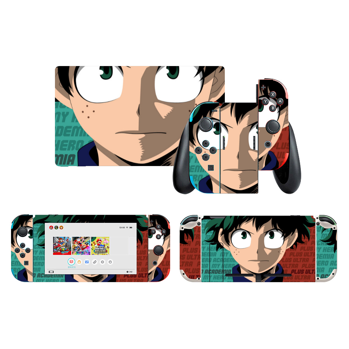 My Hero Academia Game Switch Skin - Anime Cartoon Game Sticker, No ...
