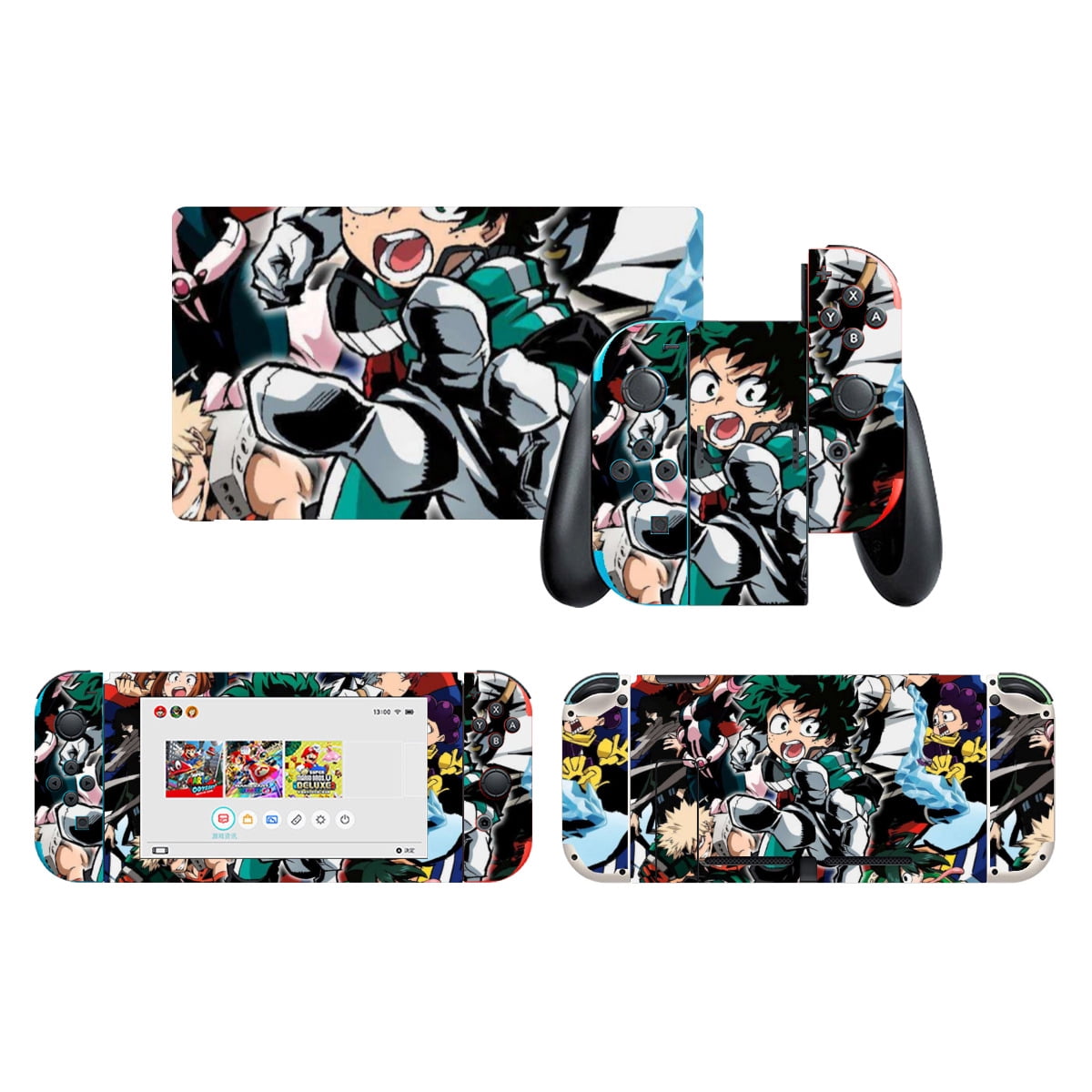My Hero Academia Game Switch Skin - Anime Cartoon Game Sticker, No ...