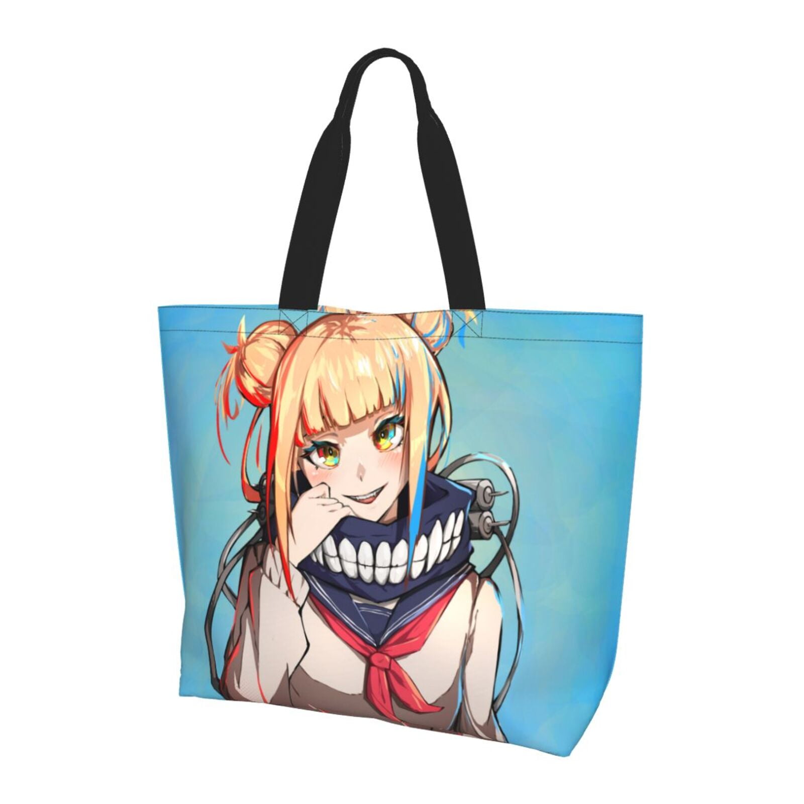 My Hero Academia Girl Himiko Toga Tote Bags Reusable Women Shoulder Bag ...