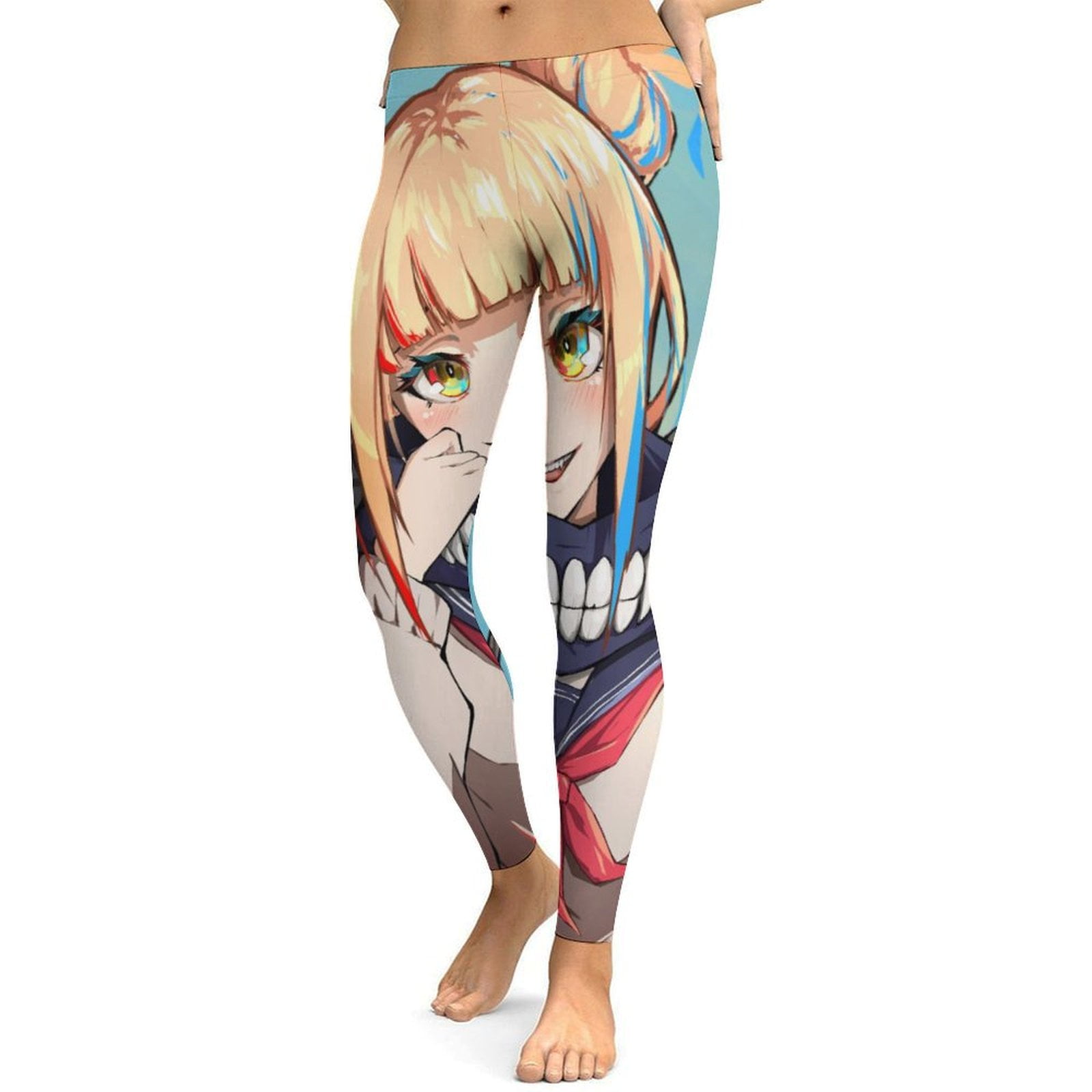 My Hero Academia Girl Himiko Toga Yoga Pants Women High Waisted Tummy ...