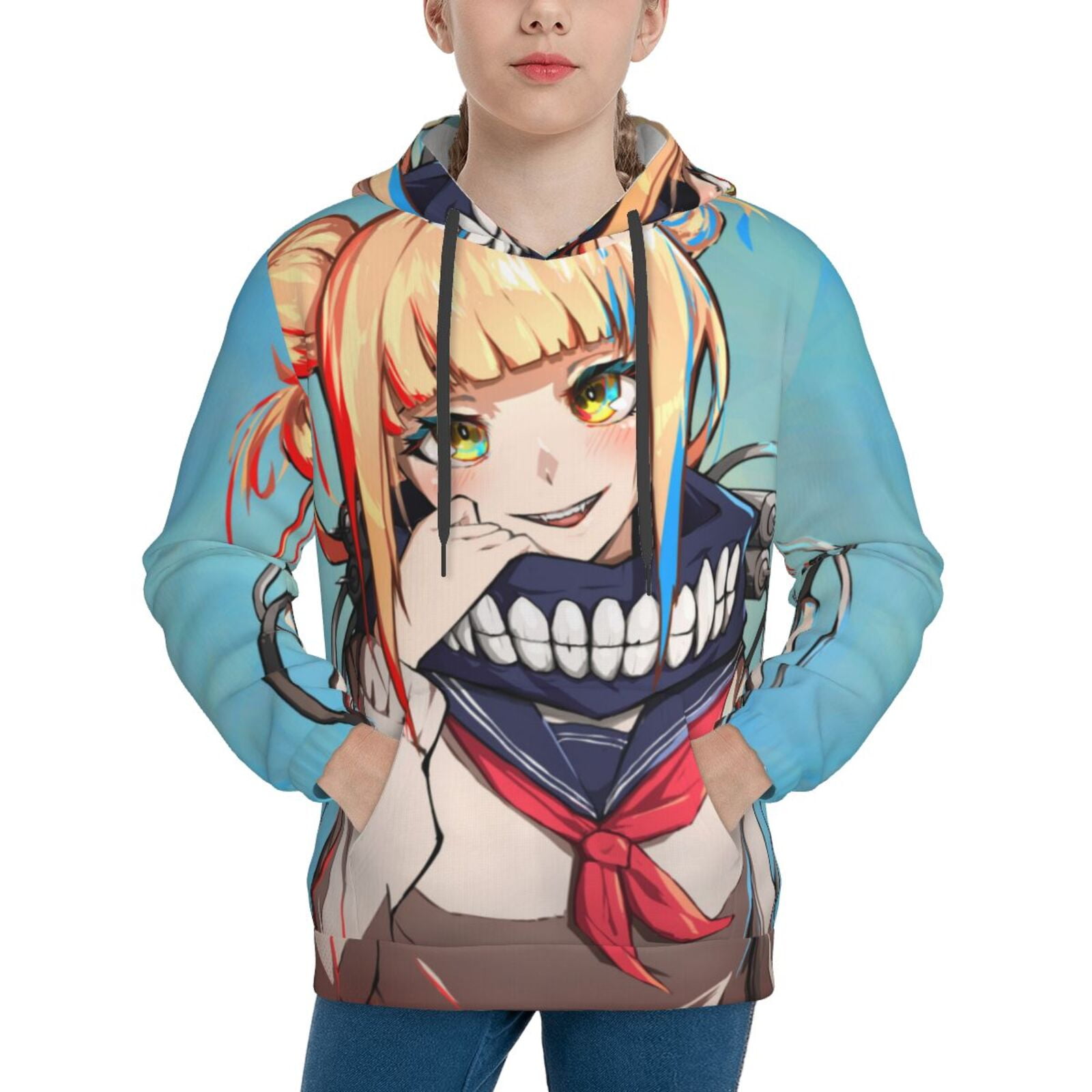 My Hero Academia Girl Himiko Toga Youth Sweatshirt Hoodies Pullover 3D ...
