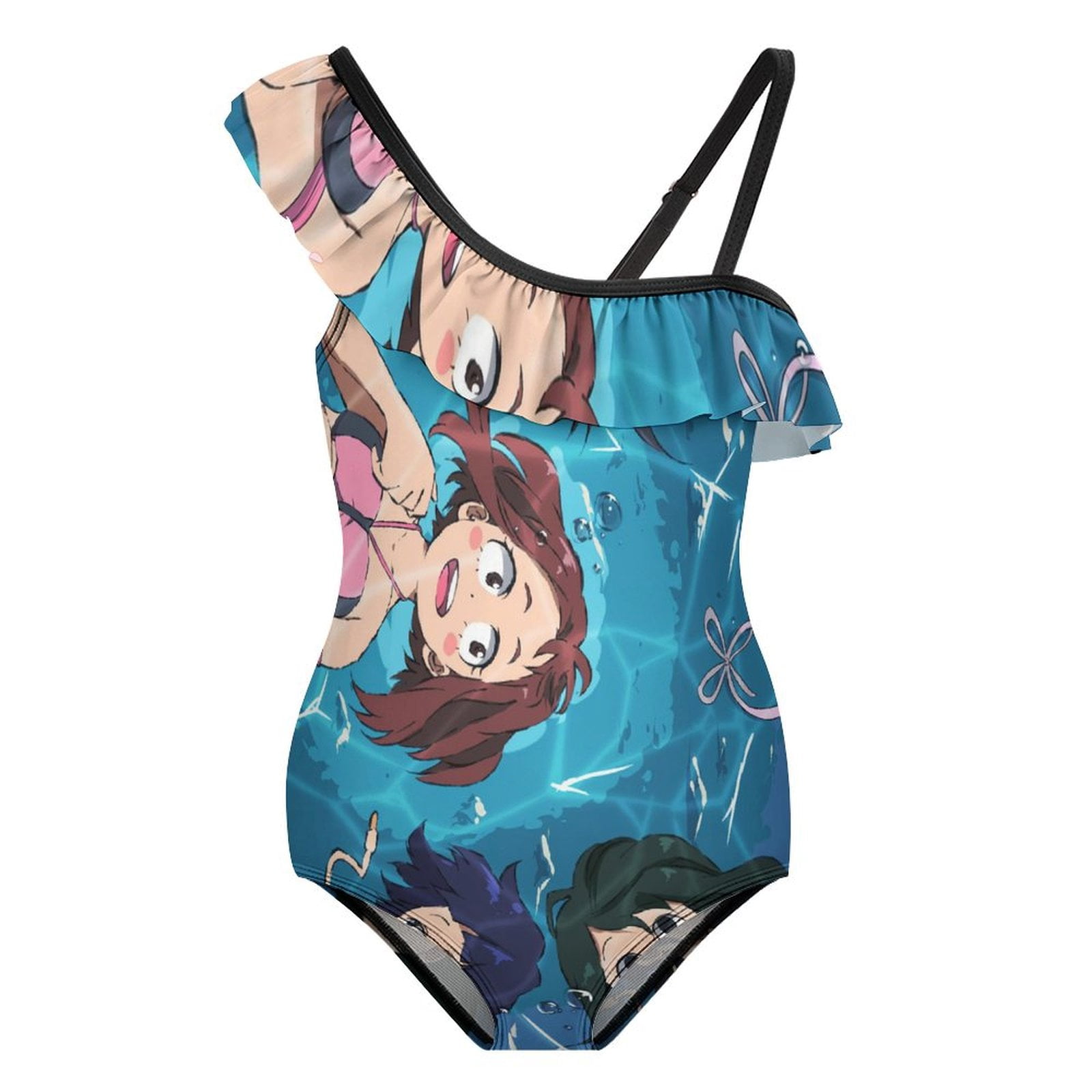 My Hero Academia Girls One-Piece Swimsuit for Girls Adjustable One ...