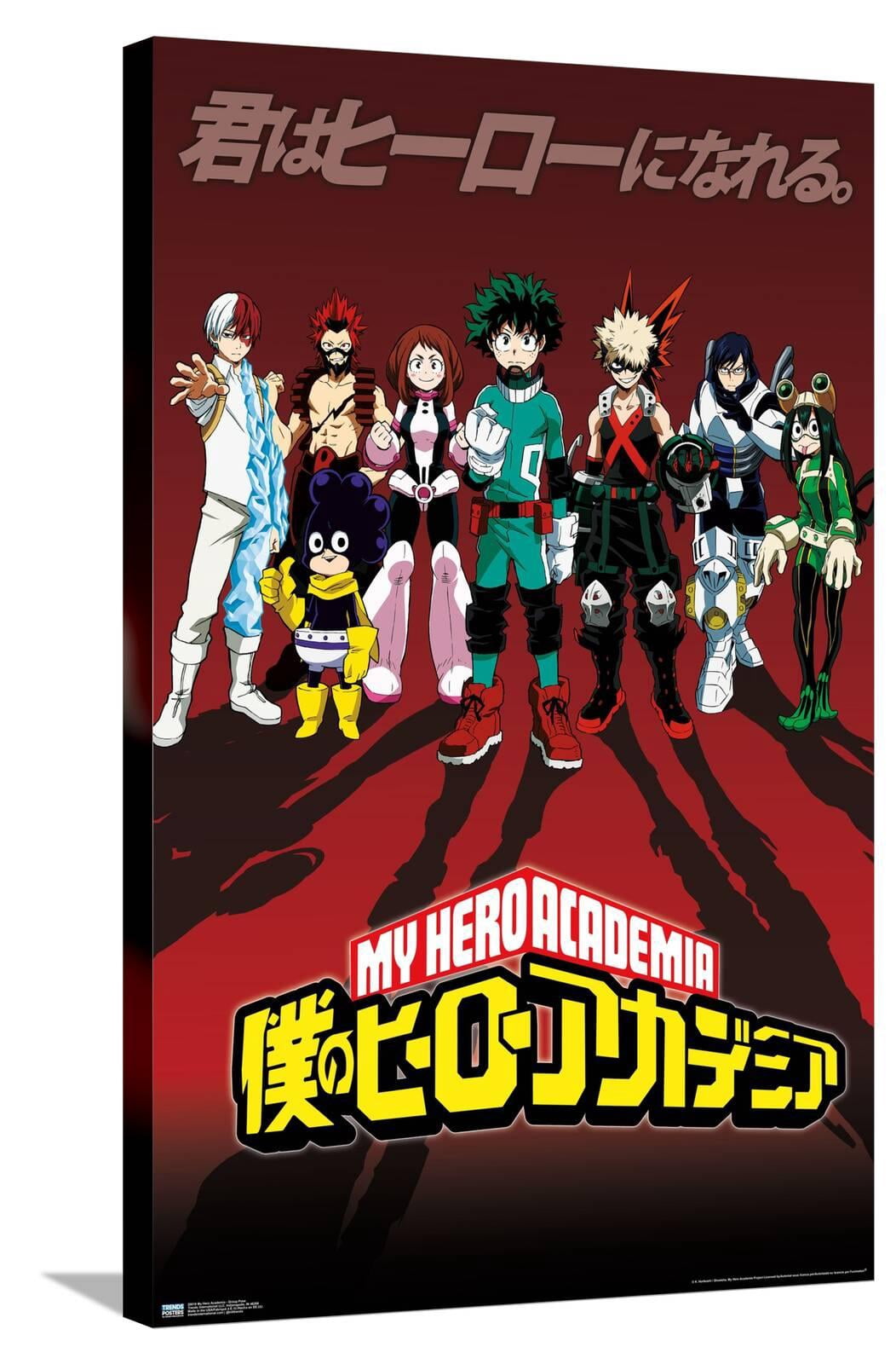 My Hero Academia - Group Pose Canvas Wall Poster, 22.375" x 34 ...