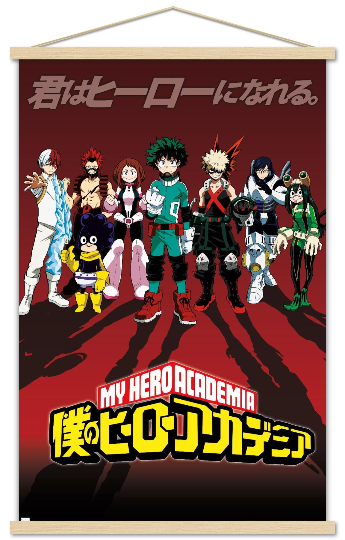 My Hero Academia - Group Pose Wall Poster with Magnetic Frame, 22.375 ...