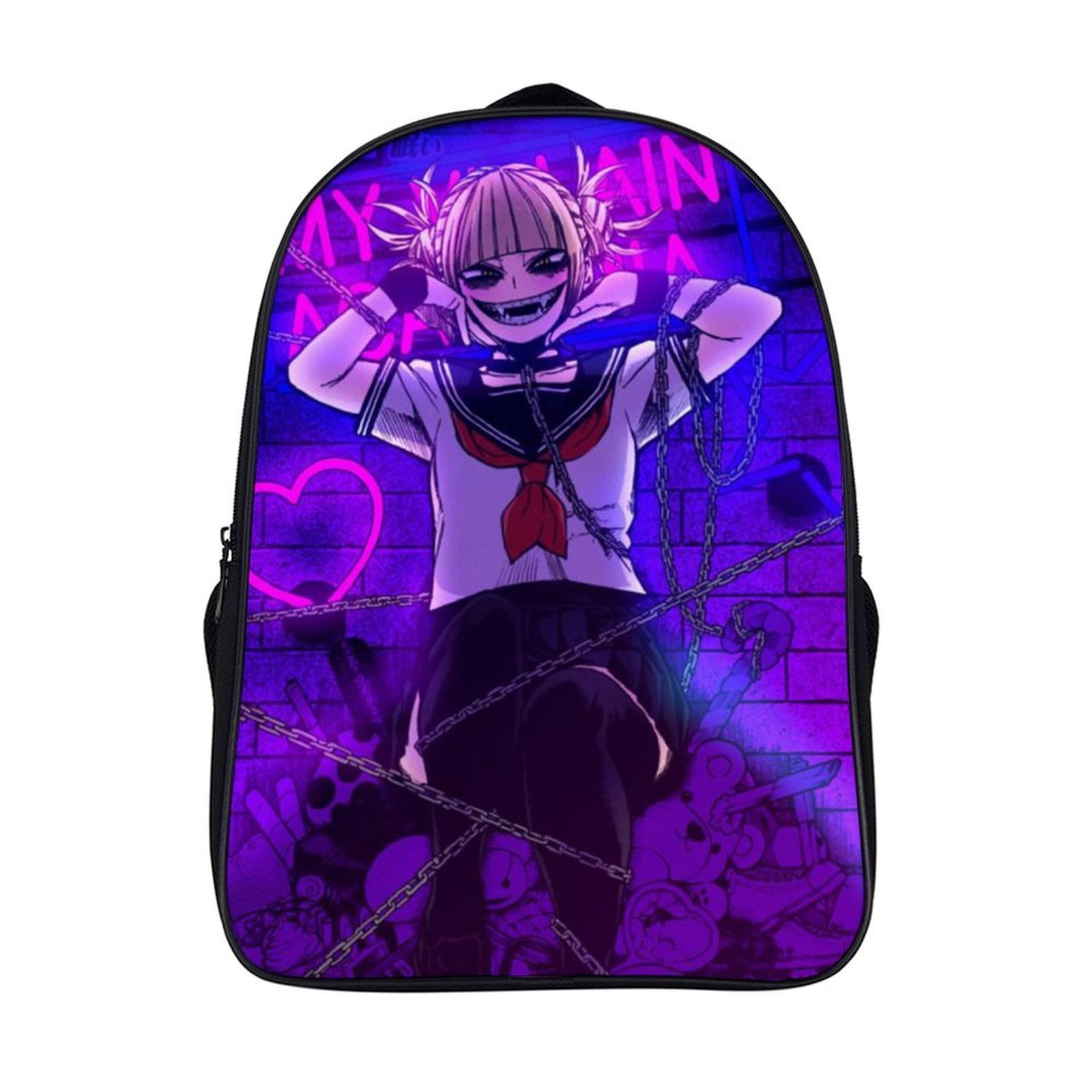 My Hero Academia Himiko Toga 16 Inch Backpack with 2 Compartment, Large ...