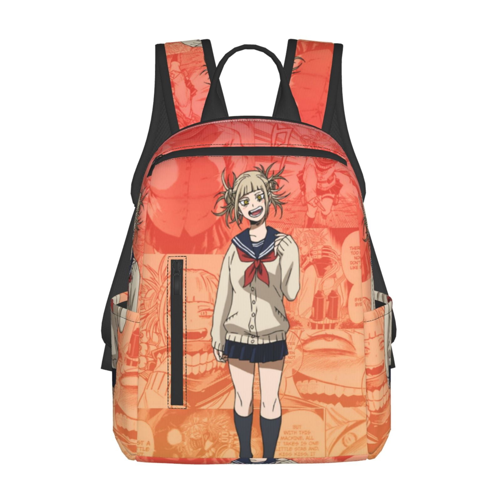 My Hero Academia Himiko Toga Anime Backpack School Bag Bookbag Satchel ...