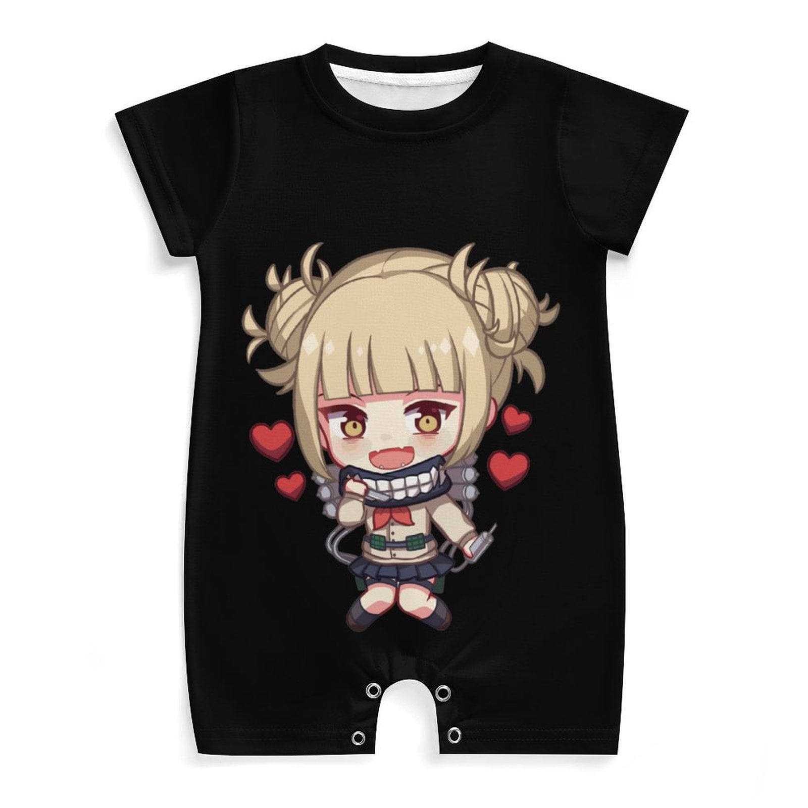 My Hero Academia Himiko Toga Baby Romper Short Sleeve Bodysuits Soft ...