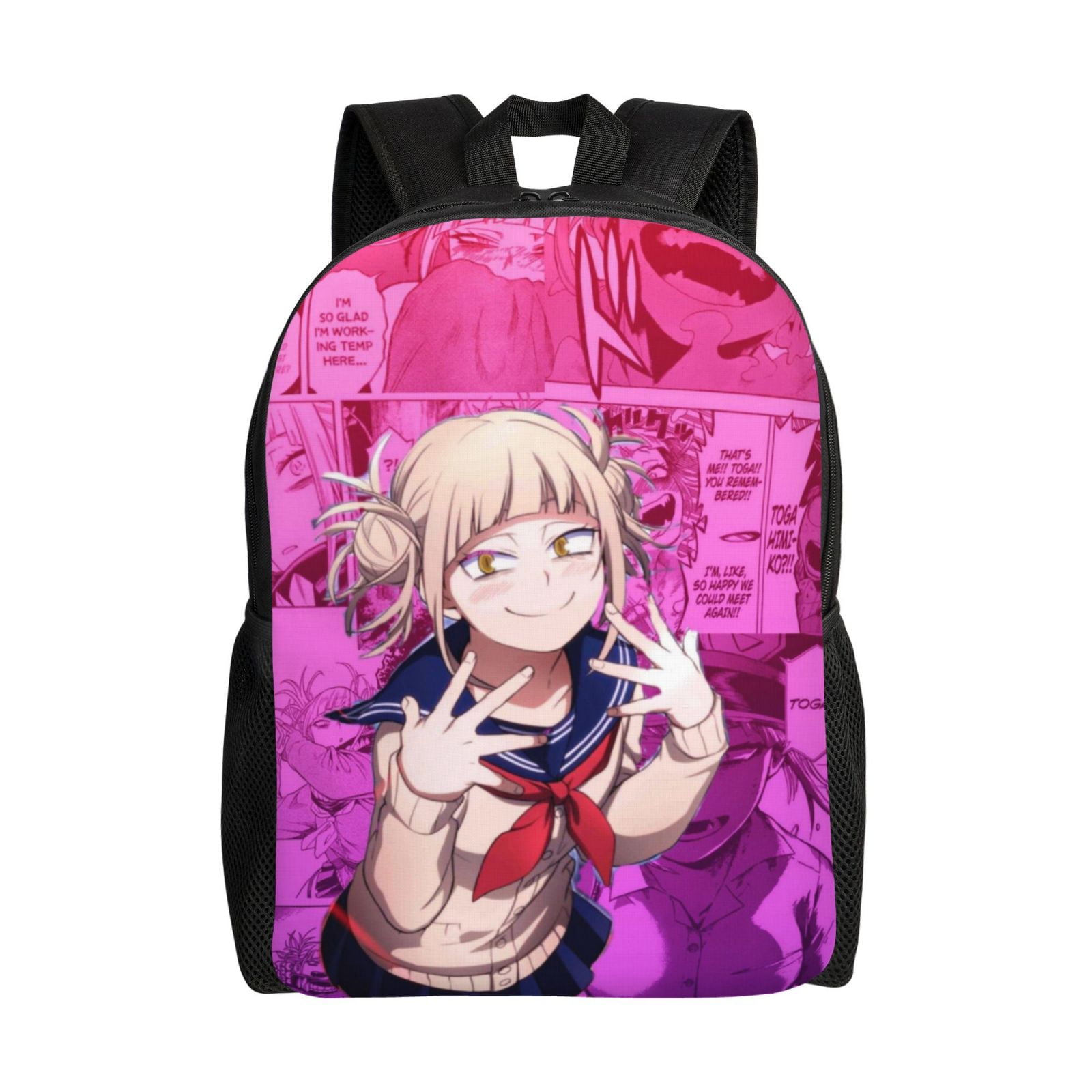 My Hero Academia Himiko Toga Backpack Lightweight Unisex Basic Daypack ...