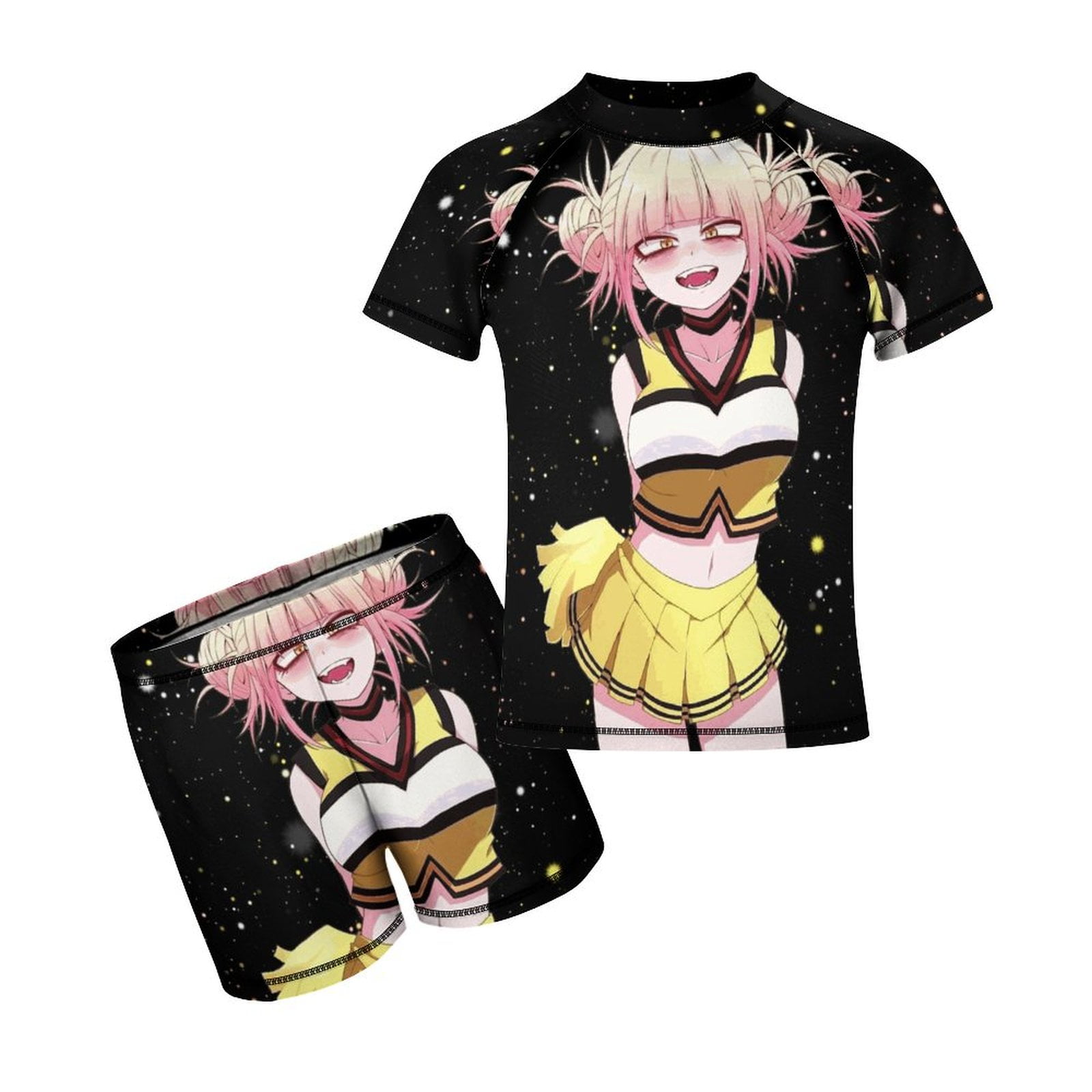 My Hero Academia Himiko Toga Boys 2-Piece Swimsuit Set Bathing Suit ...