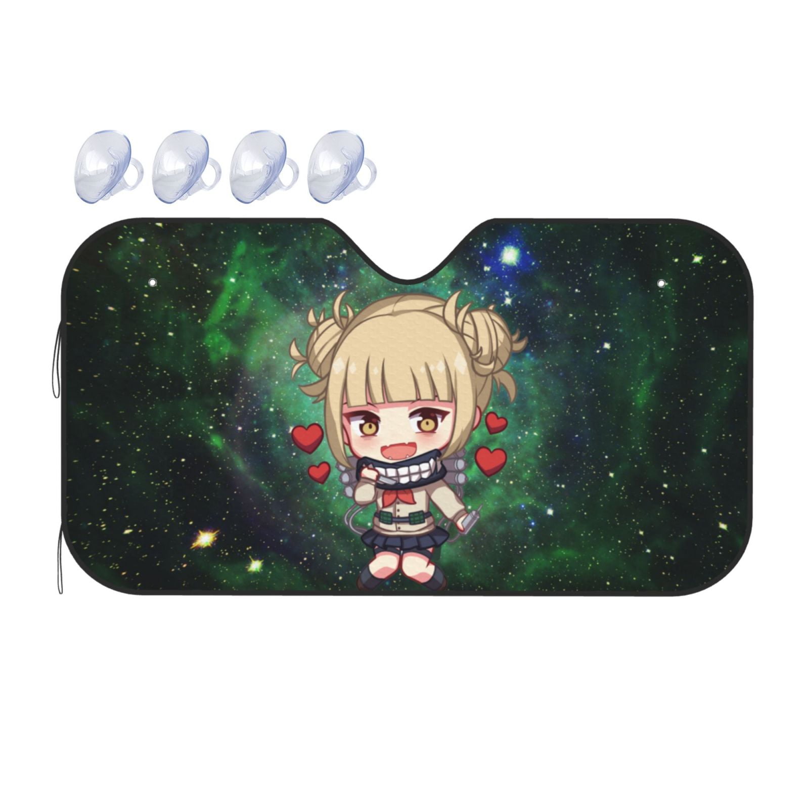 My Hero Academia Himiko Toga Car Sun Shade Windshield Sunshade Aluminum ...
