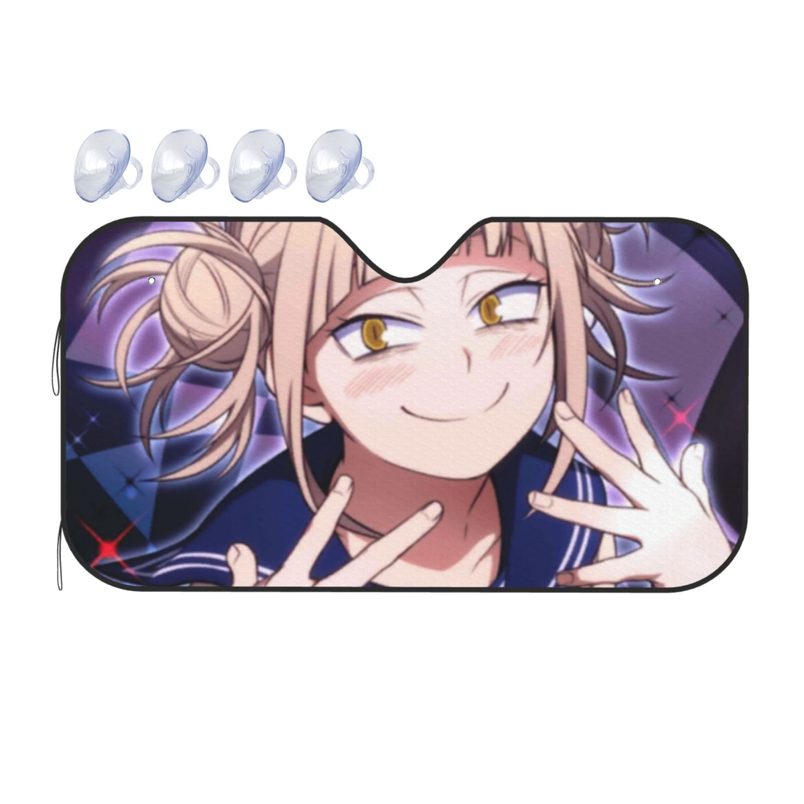 My Hero Academia Himiko Toga Car Sun Shade Windshield Sunshade Aluminum ...