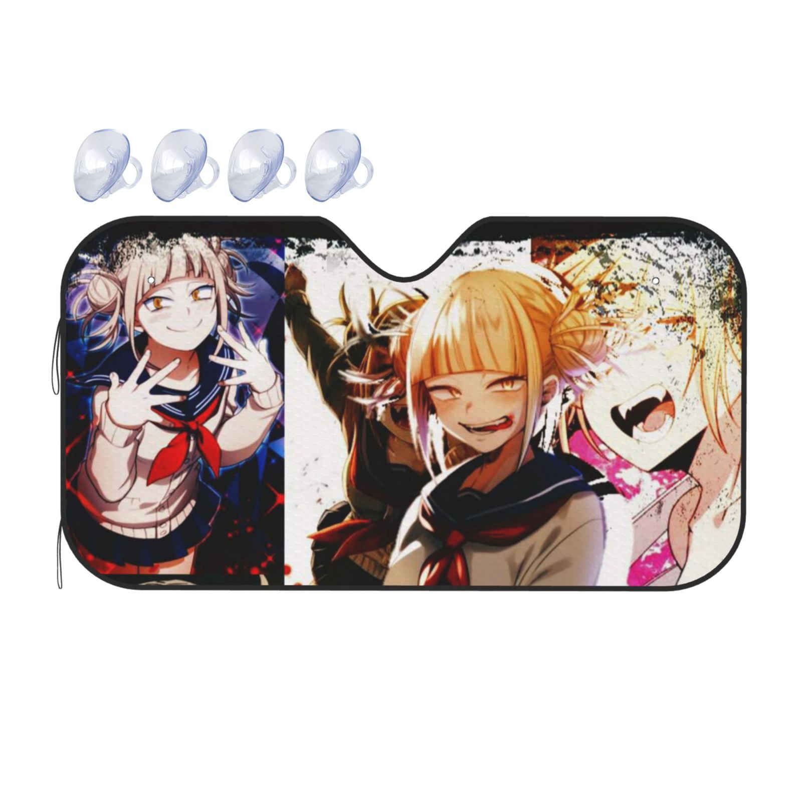 My Hero Academia Himiko Toga Car Sun Shade Windshield Sunshade Aluminum ...