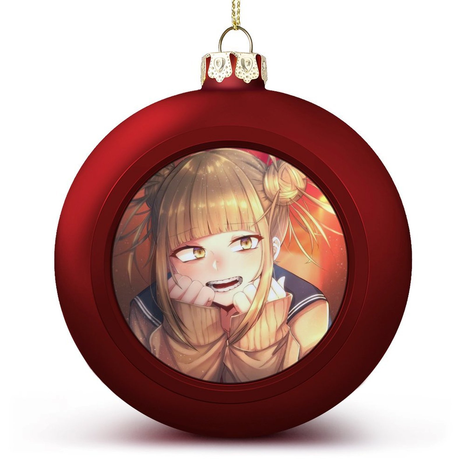 My Hero Academia Himiko Toga Christmas Balls Decorative Matte Xmas ...