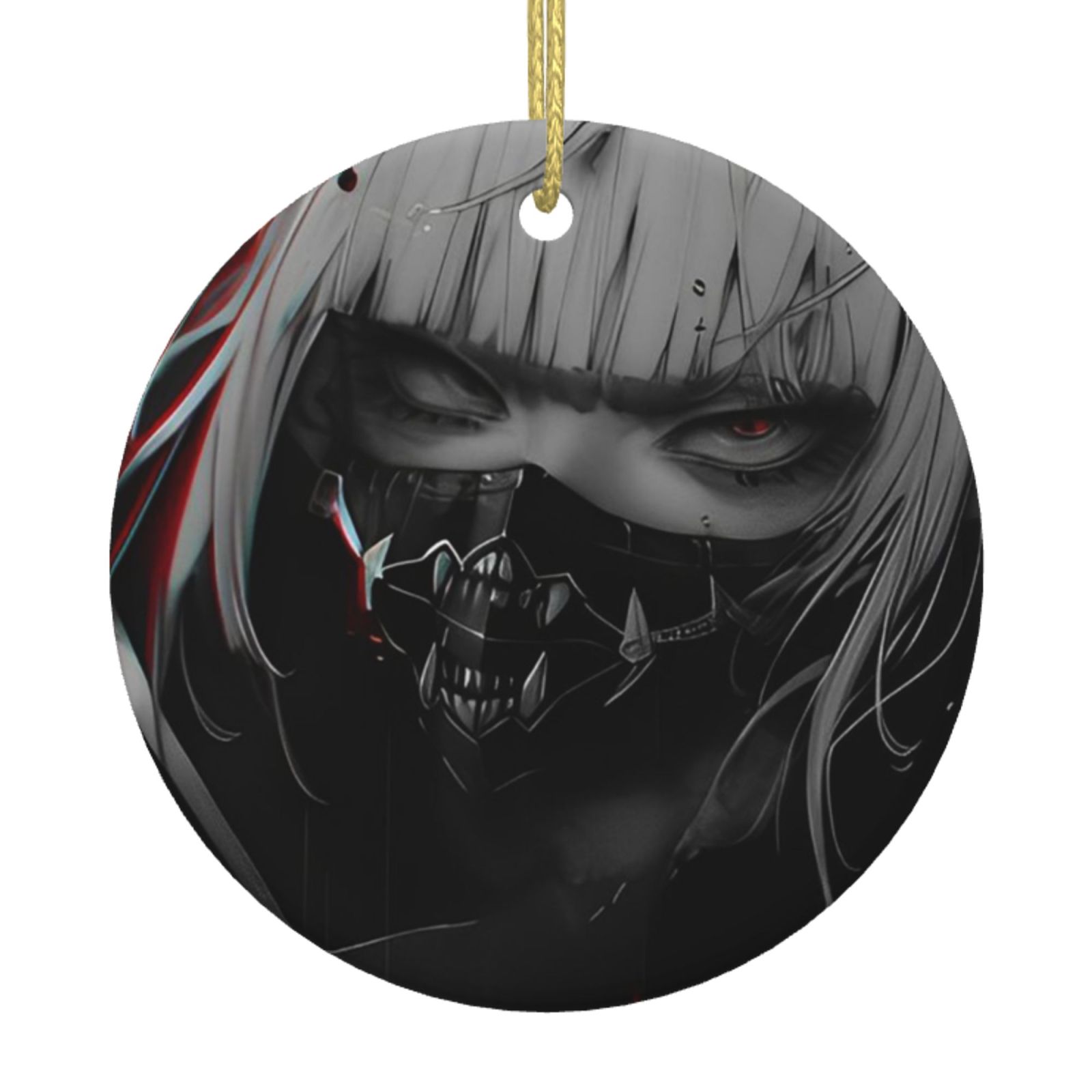 My Hero Academia Himiko Toga Christmas Ceramic Round Ornaments Print ...