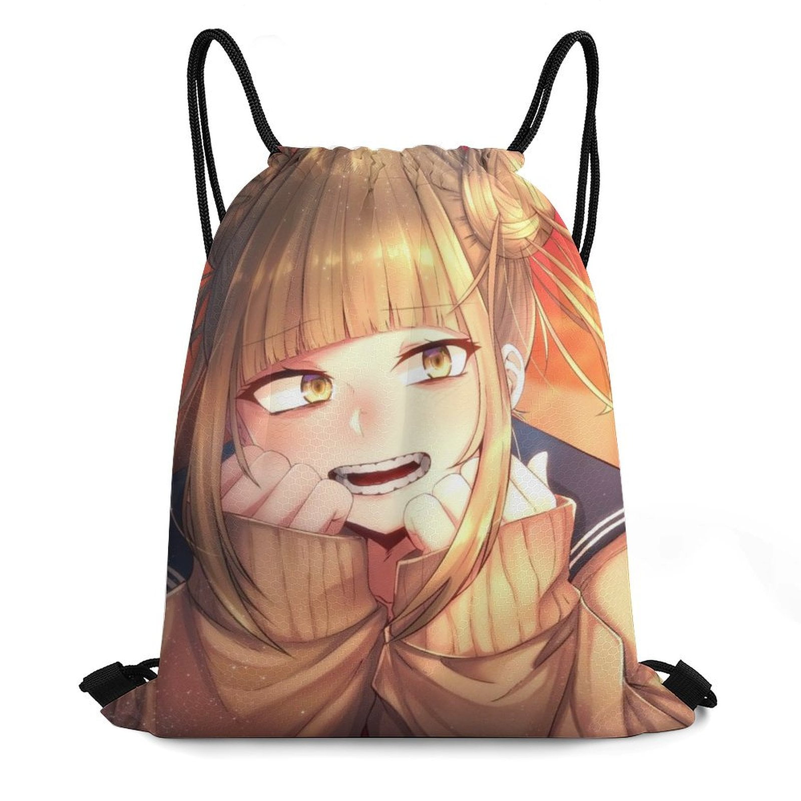 My Hero Academia Himiko Toga Drawstring Backpacks Gym Athlete Bag Draw ...