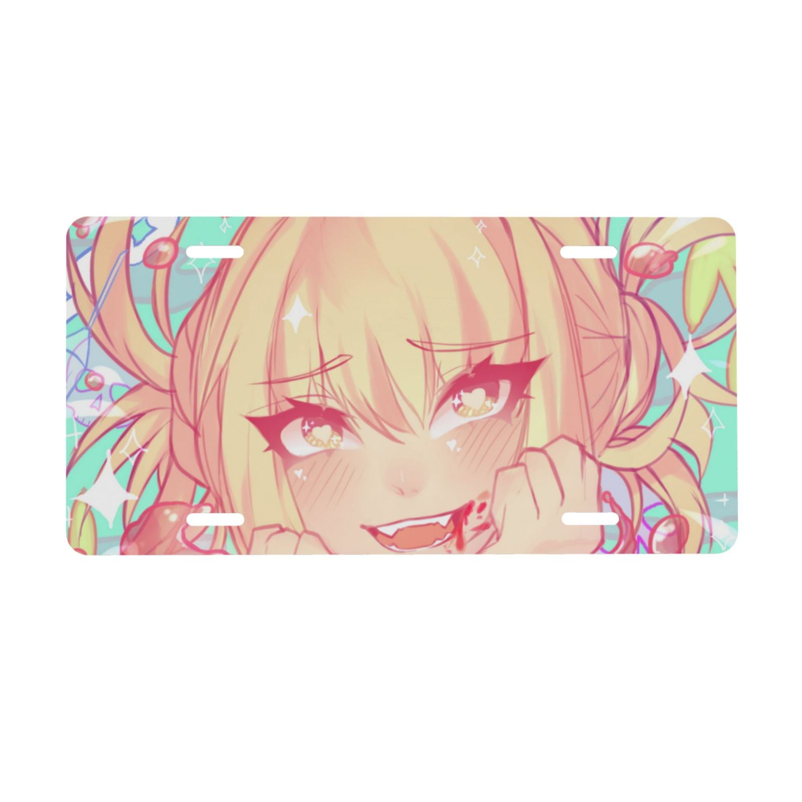 My Hero Academia Himiko Toga Girl License Plate Cover Aluminum Novelty ...