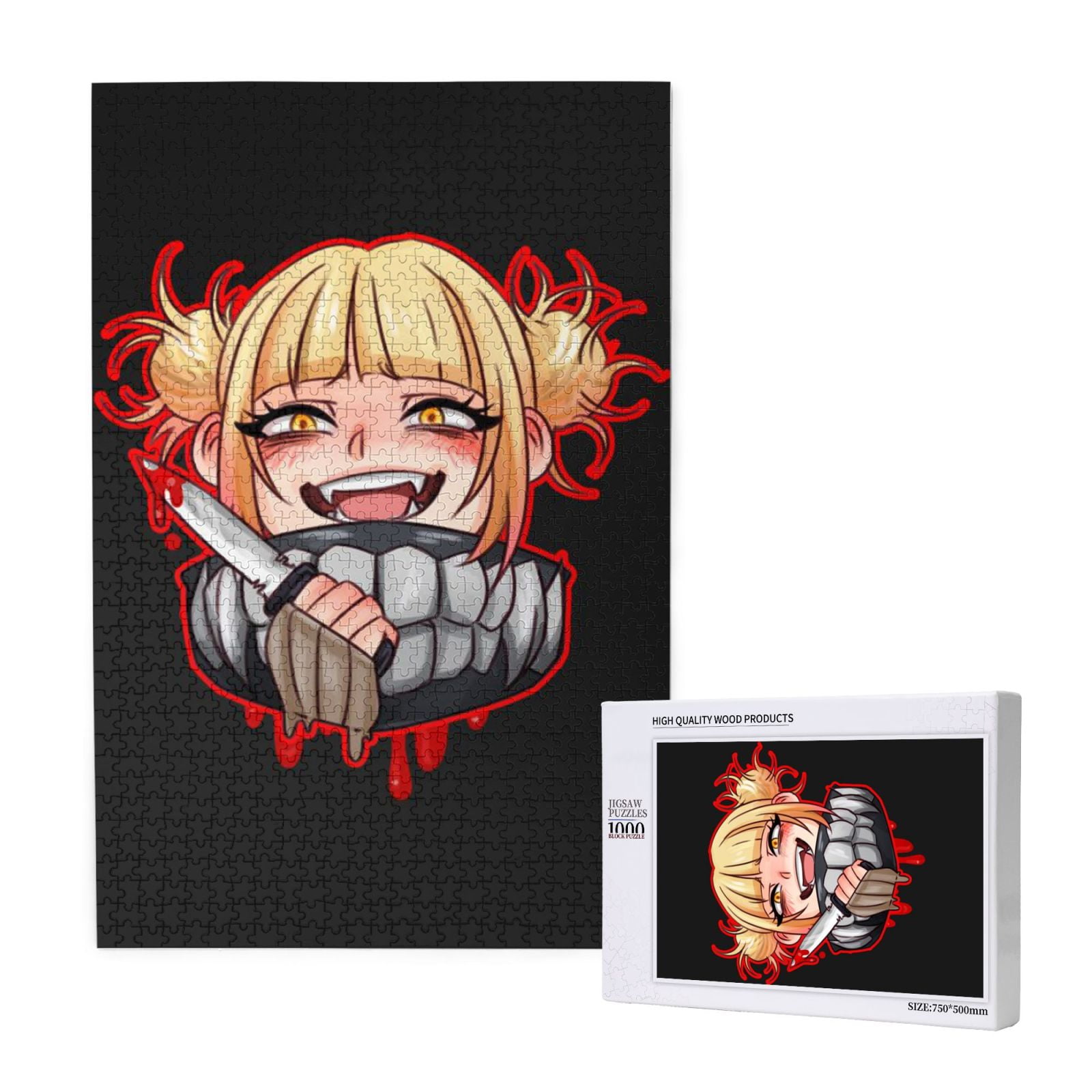 My Hero Academia Himiko Toga Jigsaw Puzzle 1000 Pieces Wooden Puzzle ...