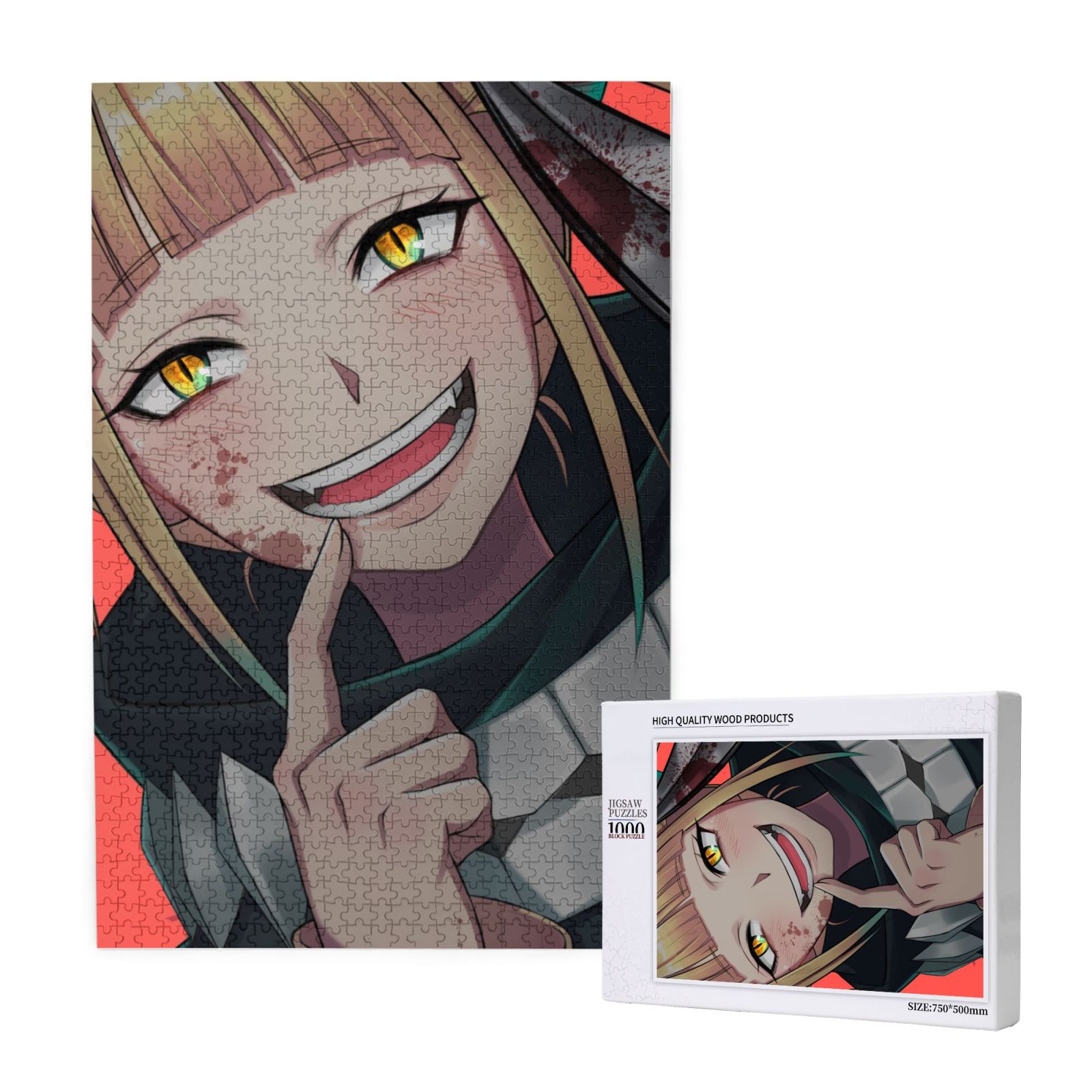 My Hero Academia Himiko Toga Jigsaw Puzzle 1000 Pieces Wooden Puzzle ...