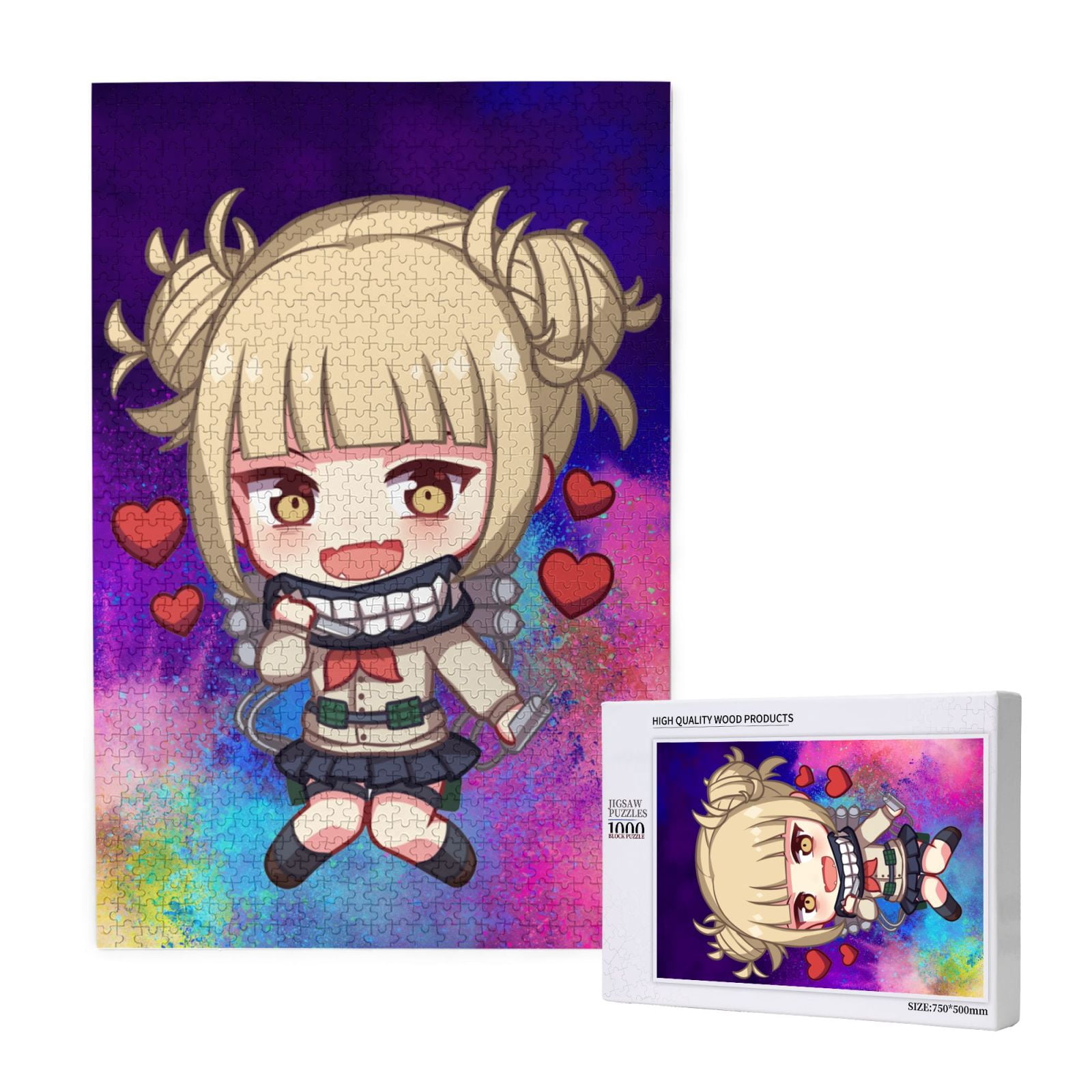 My Hero Academia Himiko Toga Jigsaw Puzzle 1000 Pieces Wooden Puzzle ...