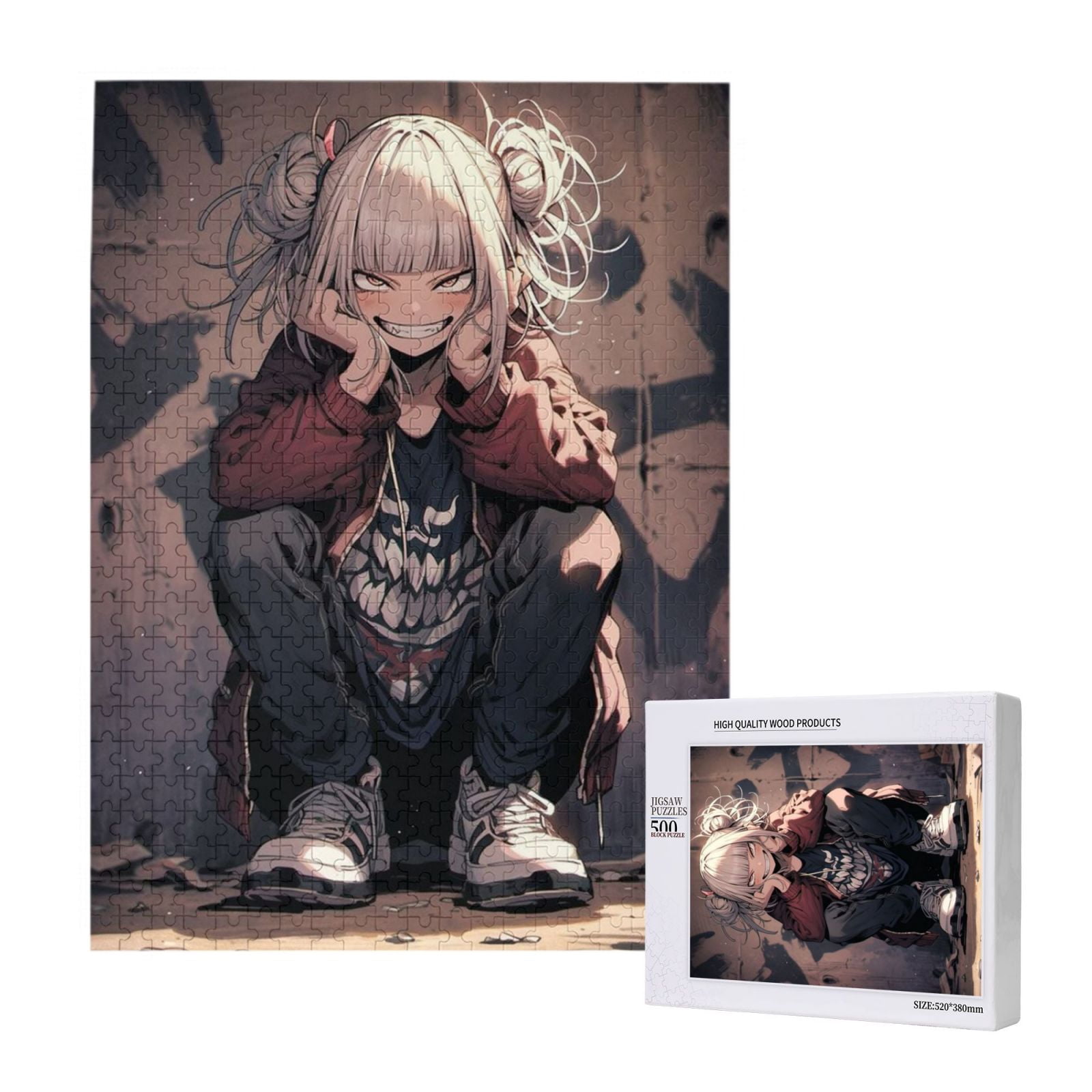 My Hero Academia Himiko Toga Jigsaw Puzzle 500 Pieces Wooden Puzzle ...