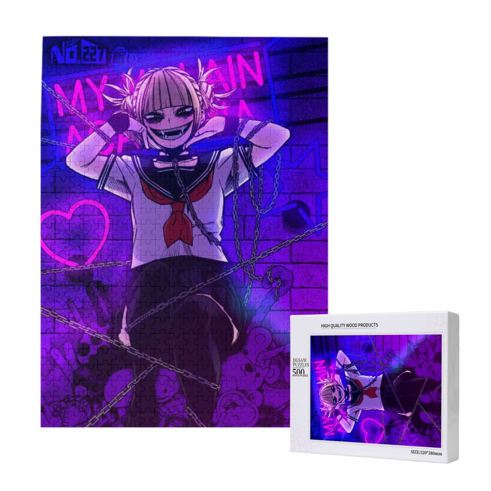 My Hero Academia Himiko Toga Jigsaw Puzzle 500 Pieces Wooden Puzzle ...