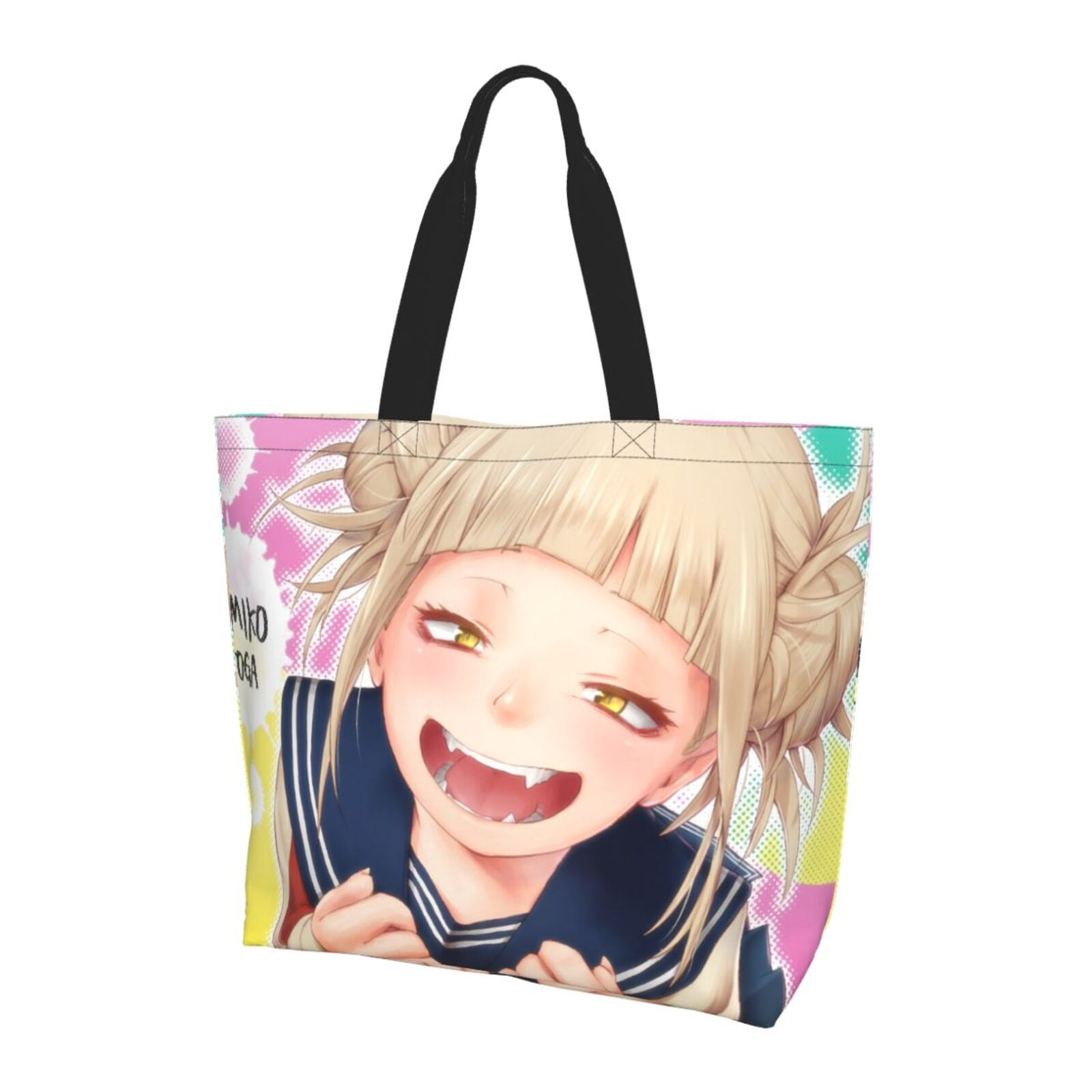 My Hero Academia Himiko Toga Kawaii Tote Bags Reusable Women Shoulder ...