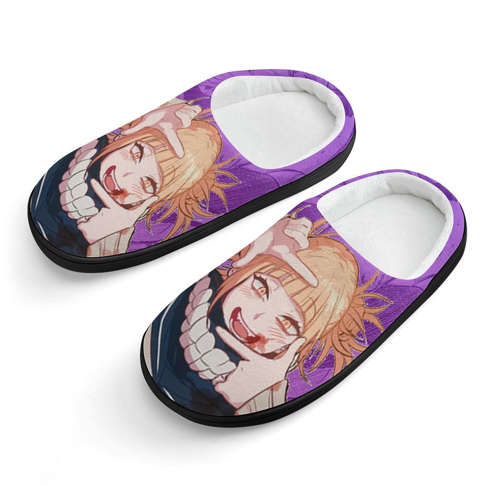 My Hero Academia Himiko Toga Kid's Cotton Slippers Winter Warm Soft ...