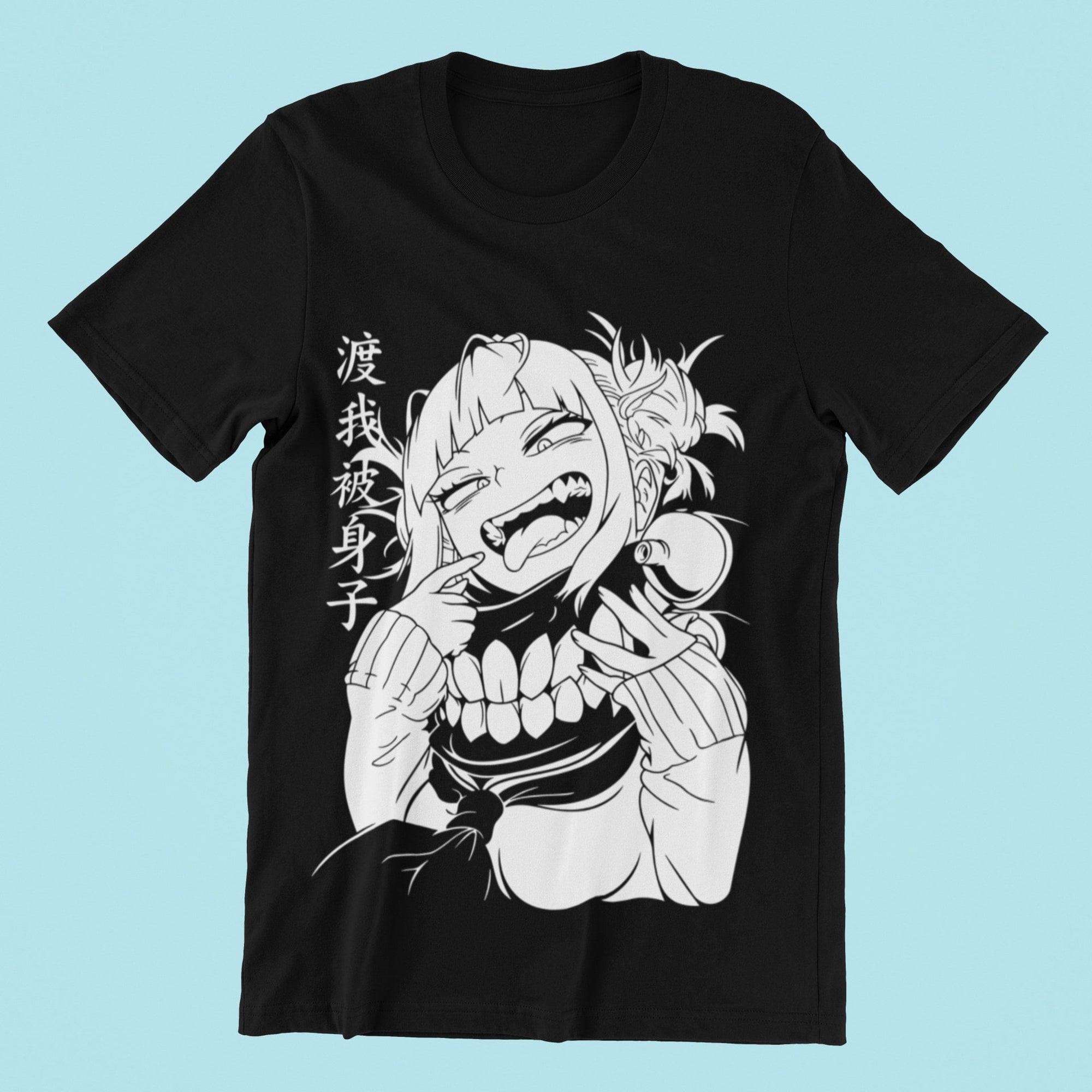 My Hero Academia Himiko Toga MHA Villain Fan T-Shirt,Black Color,Size ...