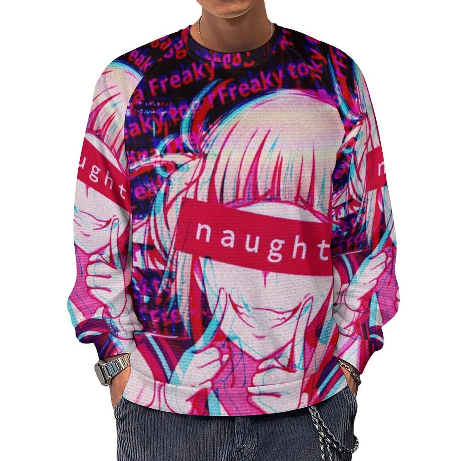 My Hero Academia Himiko Toga Mens Crew Neck Sweatshirt 3D Printing Fall ...