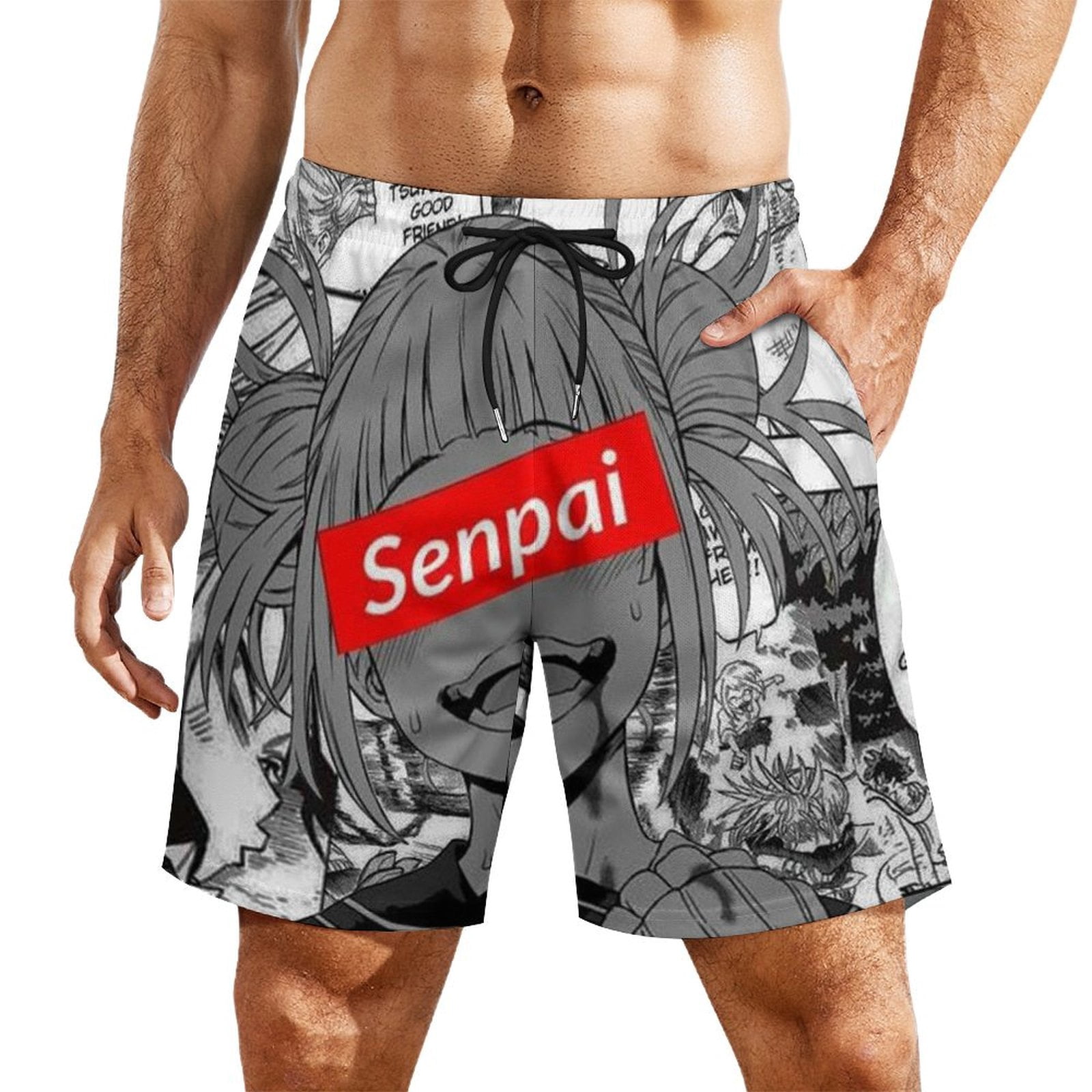 My Hero Academia Himiko Toga Mens Swim Trunks with Compression Liner ...