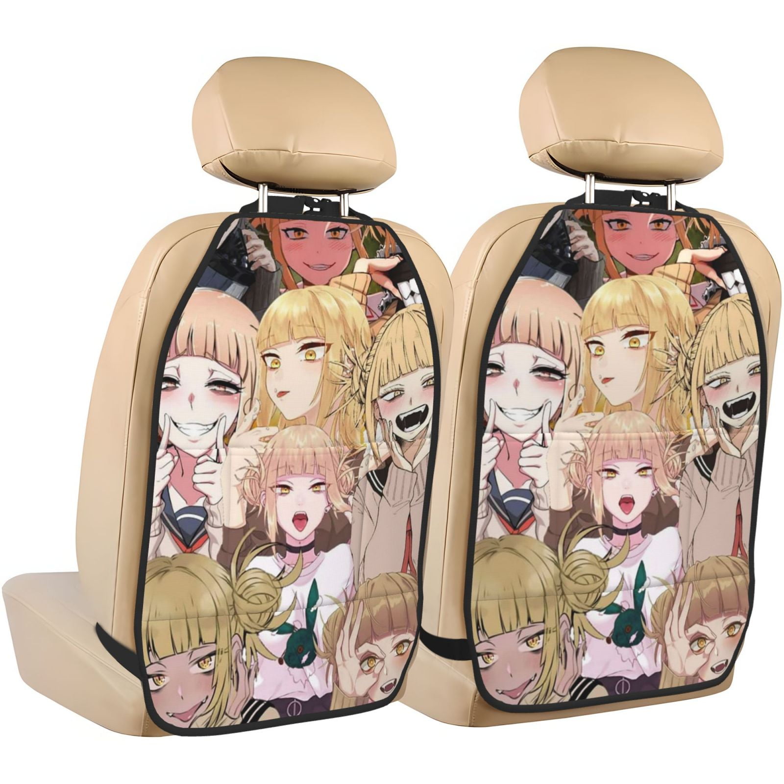 My Hero Academia Himiko Toga Mha 2 PCS Car Seat Protector Backseat Car ...