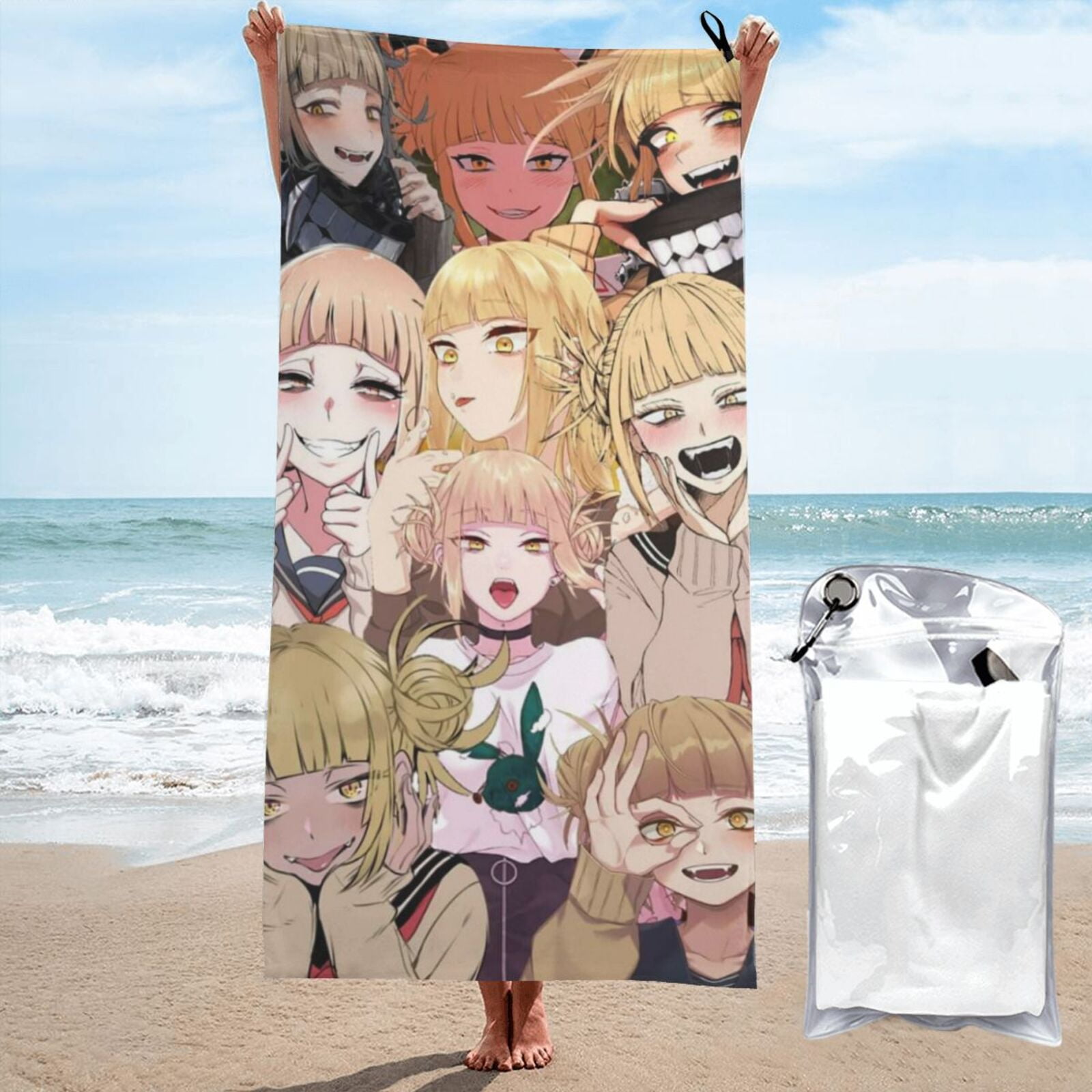 My Hero Academia Himiko Toga Mha Quick Dry Bath Towel Lightweight Soft ...