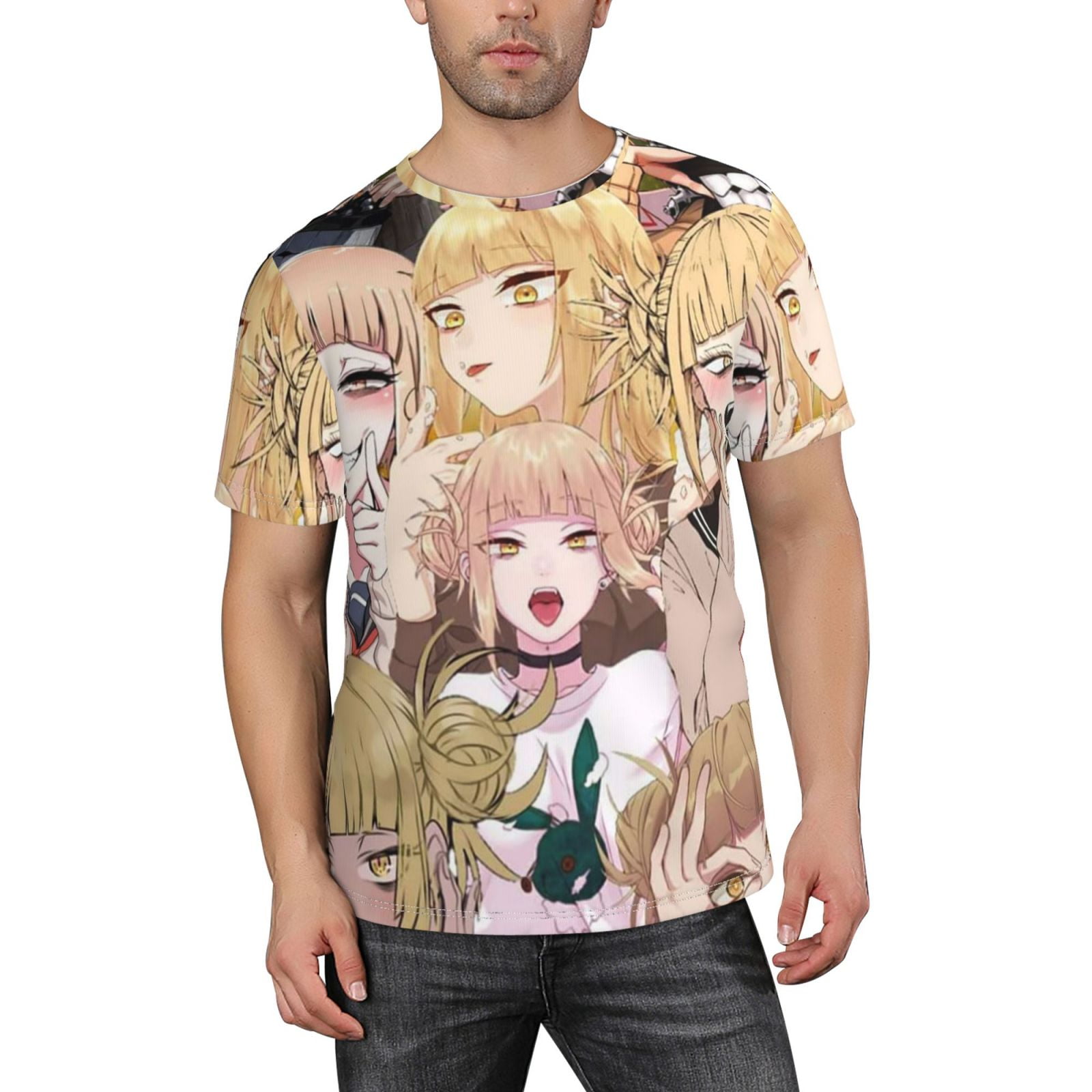 My Hero Academia Himiko Toga Mha T-Shirt for Men Novelty 3D Pritneted ...