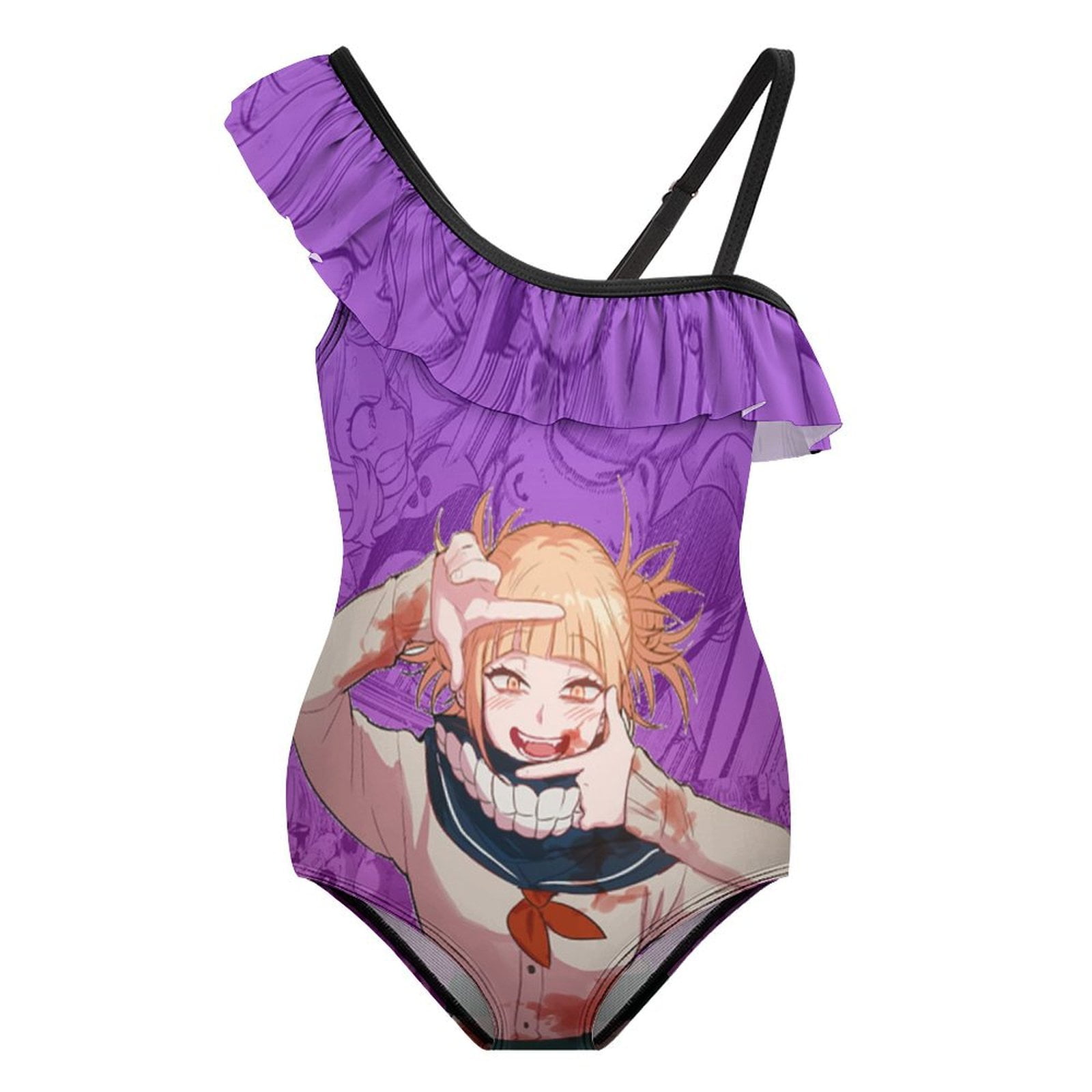 My Hero Academia Himiko Toga One-Piece Swimsuit for Girls Adjustable ...